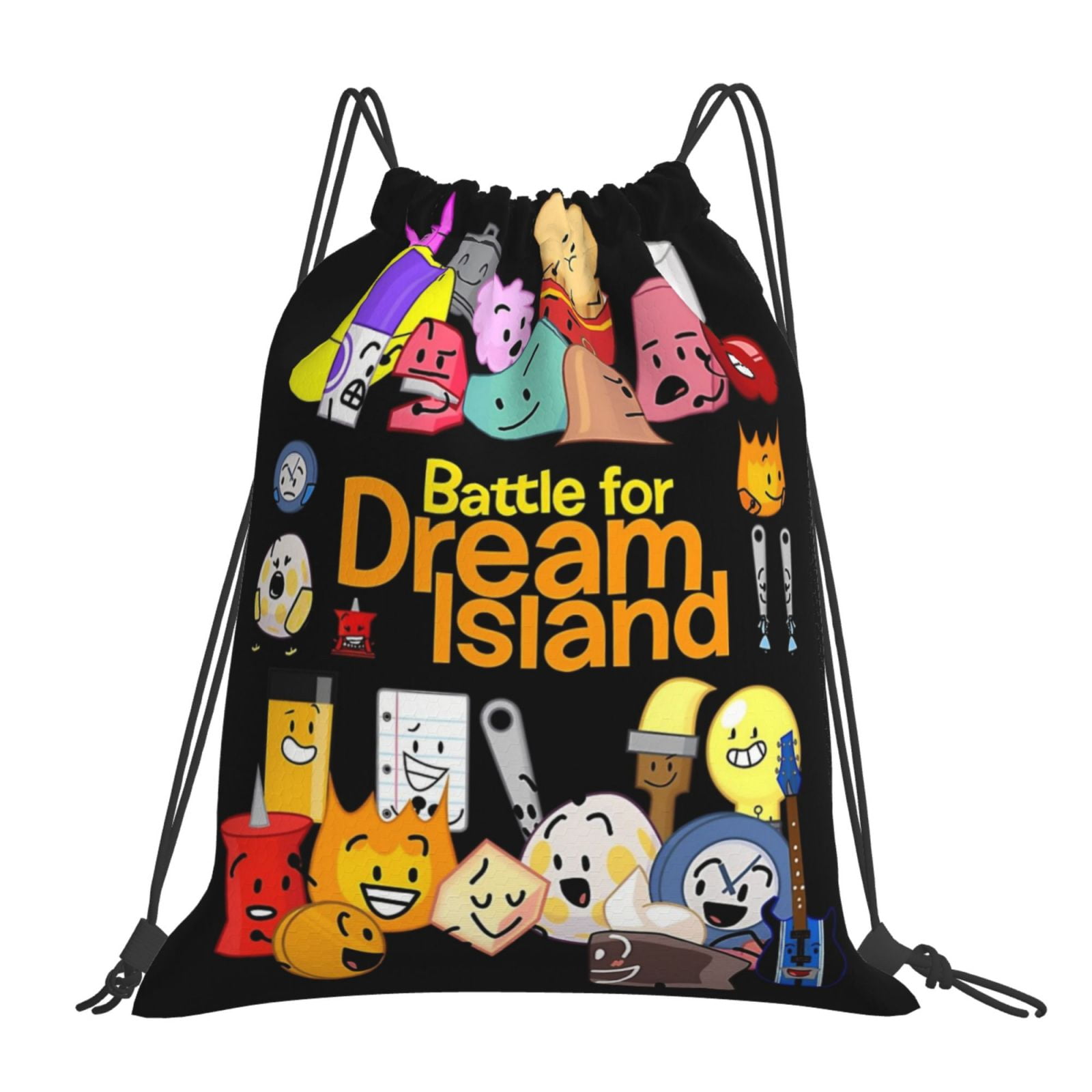 Battle For Dream Island Bfdi Drawstring Backpack Sport Gym Bag For Yoga ...