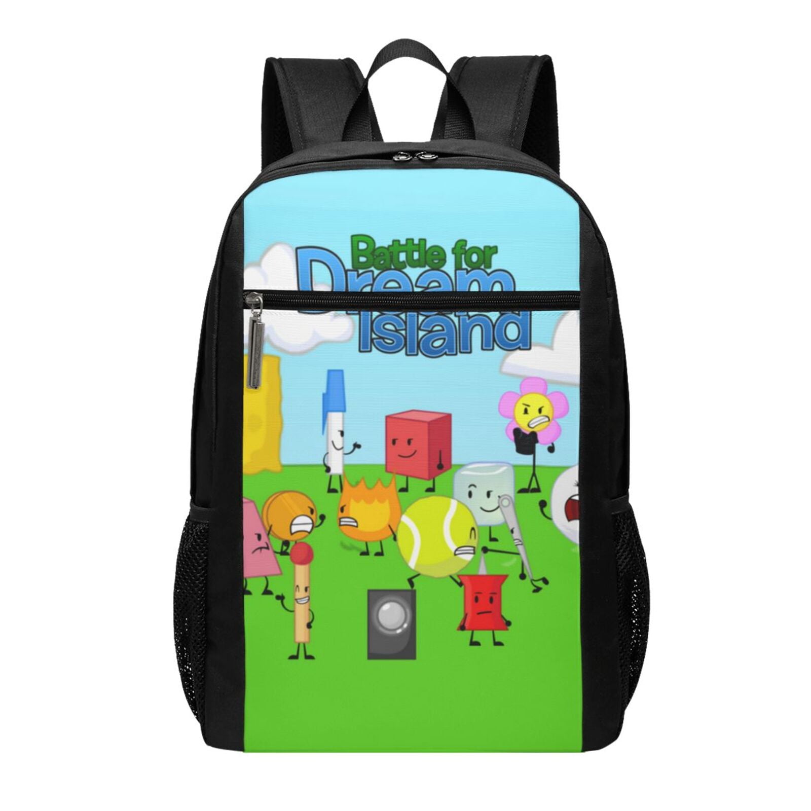 Battle For Dream Island Bfdi Fashion Backpack 17 Inch Simple Casual ...