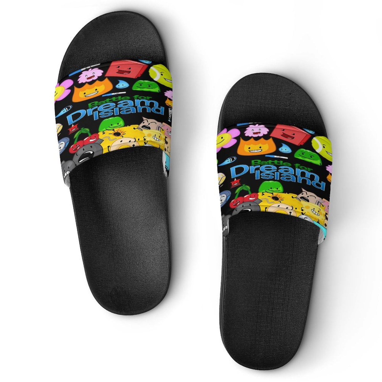 Battle For Dream Island Bfdi Home Slippers Non-Slip Shower Shoes Casual ...