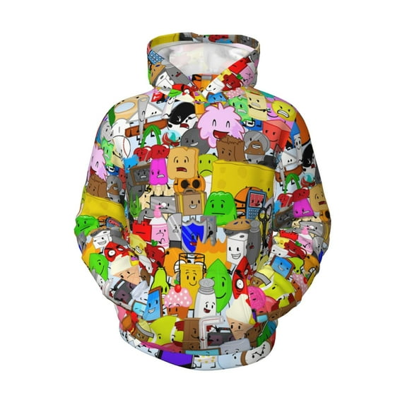 Battle For Dream Island Bfdi Hoodies With Pocket Teens Pullover Hooded ...