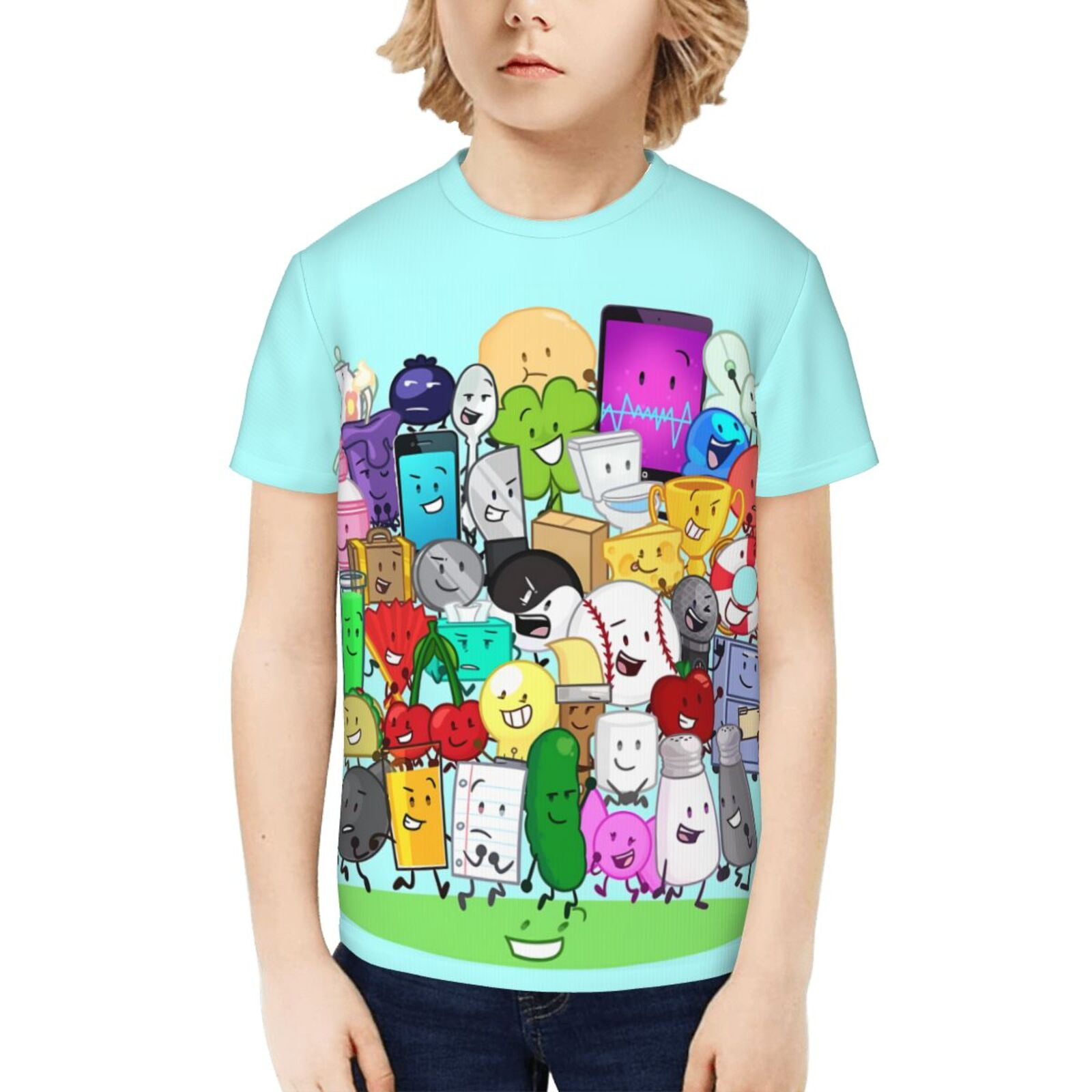 Battle For Dream Island Bfdi Kids T-Shirt 3d Printed Graphic T-Shirts ...