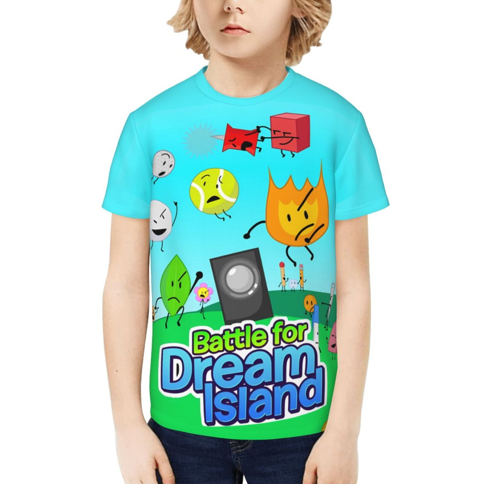 Battle For Dream Island Bfdi Kids T-Shirt 3d Printed Graphic T-Shirts ...