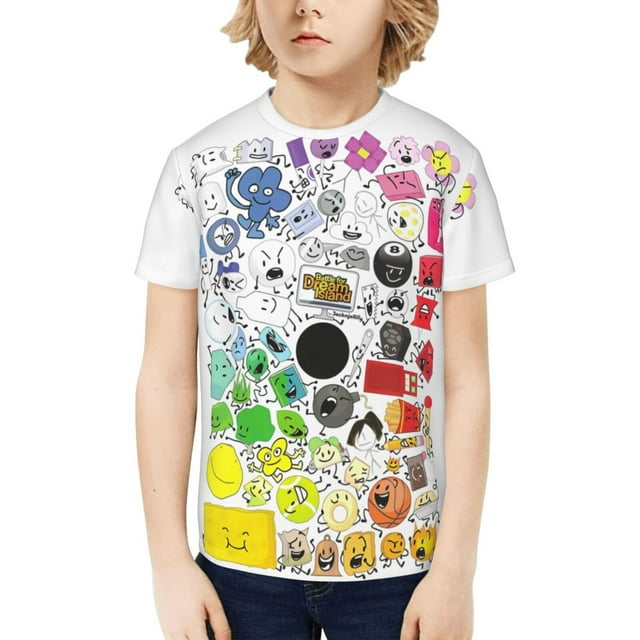 Battle For Dream Island Bfdi Kids T-Shirt 3d Printed Graphic T-Shirts ...