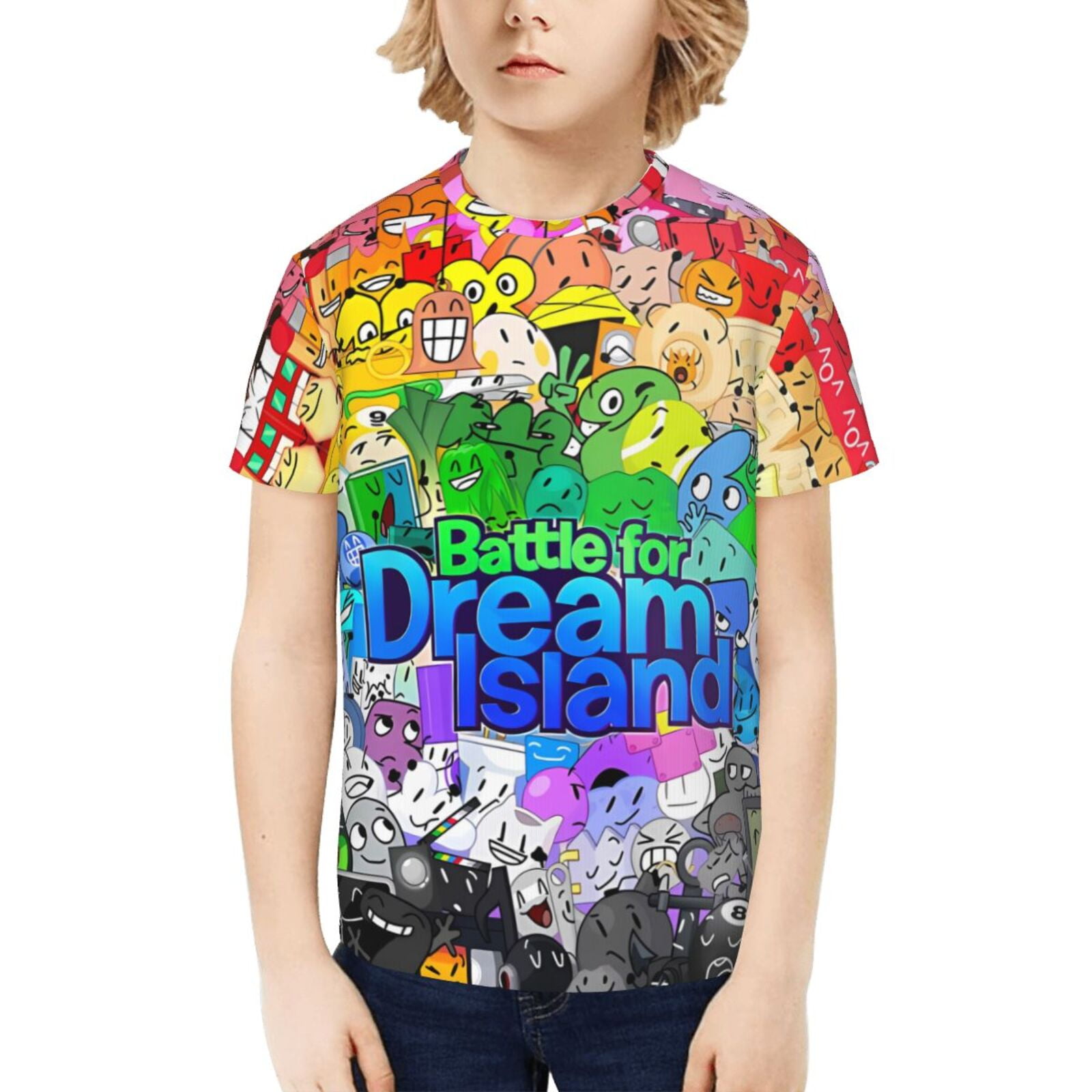 Battle For Dream Island Bfdi Kids T-Shirt 3d Printed Graphic T-Shirts ...