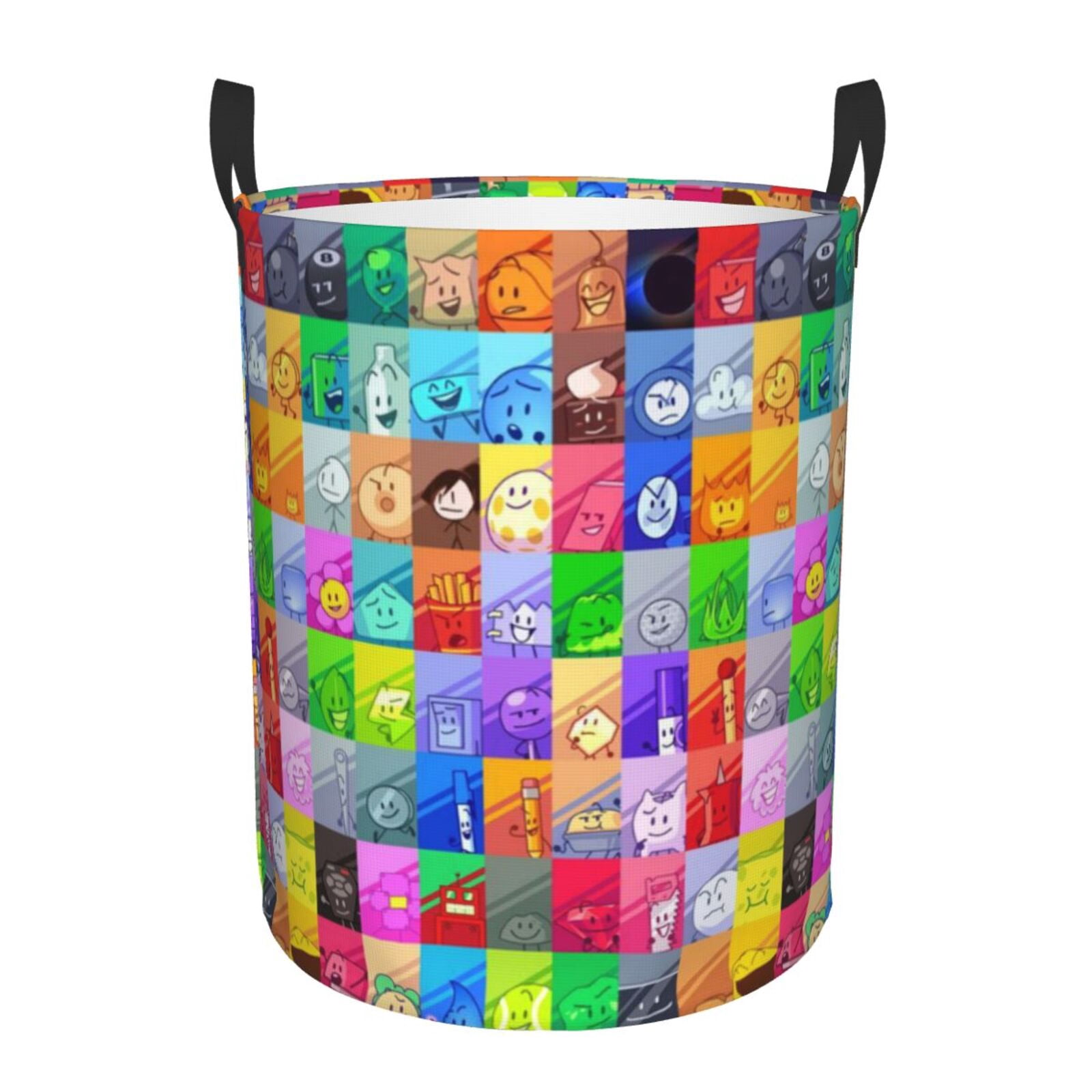 Battle For Dream Island Bfdi Laundry Hamper Lightweight Storage Basket ...