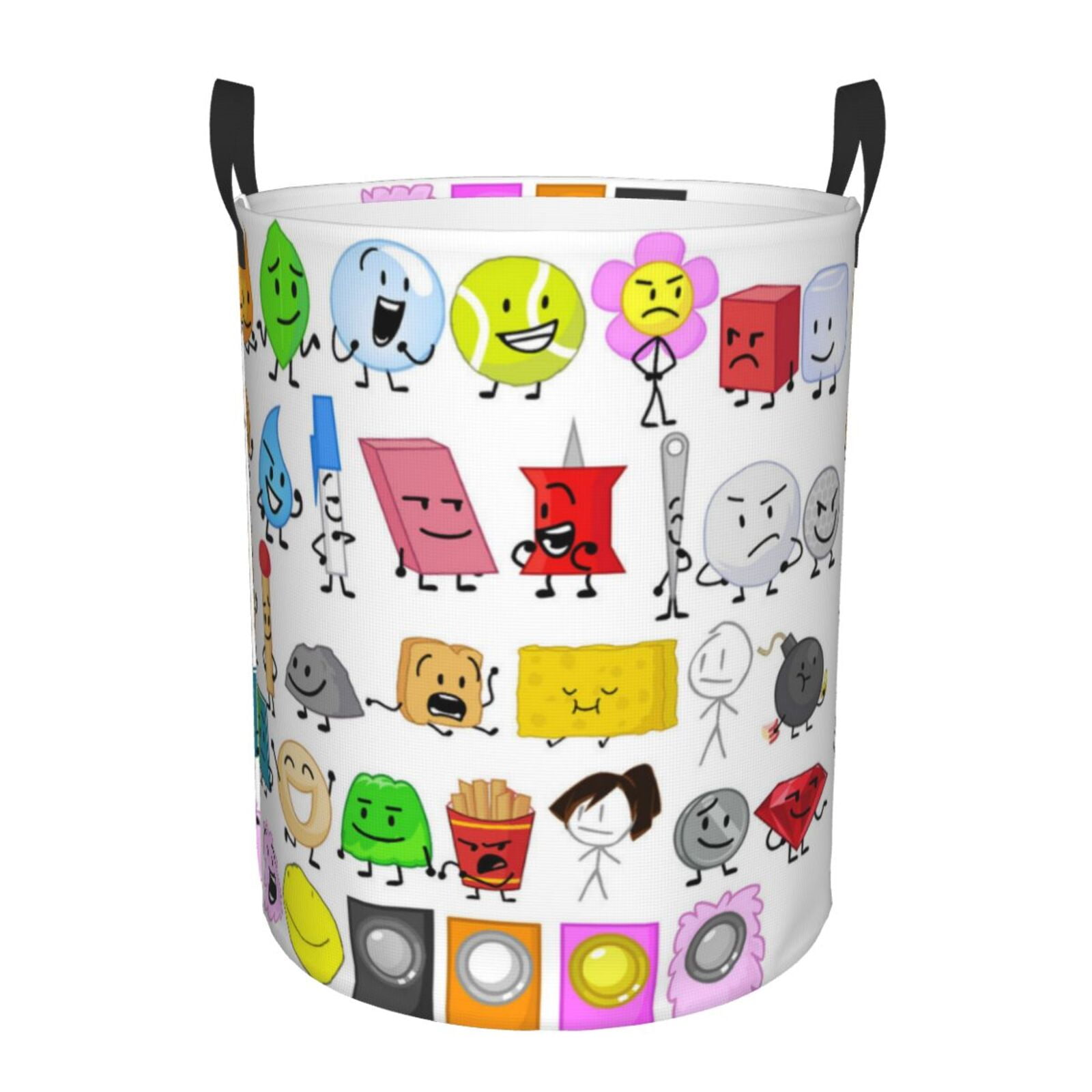 Battle For Dream Island Bfdi Laundry Hamper Lightweight Storage Basket ...