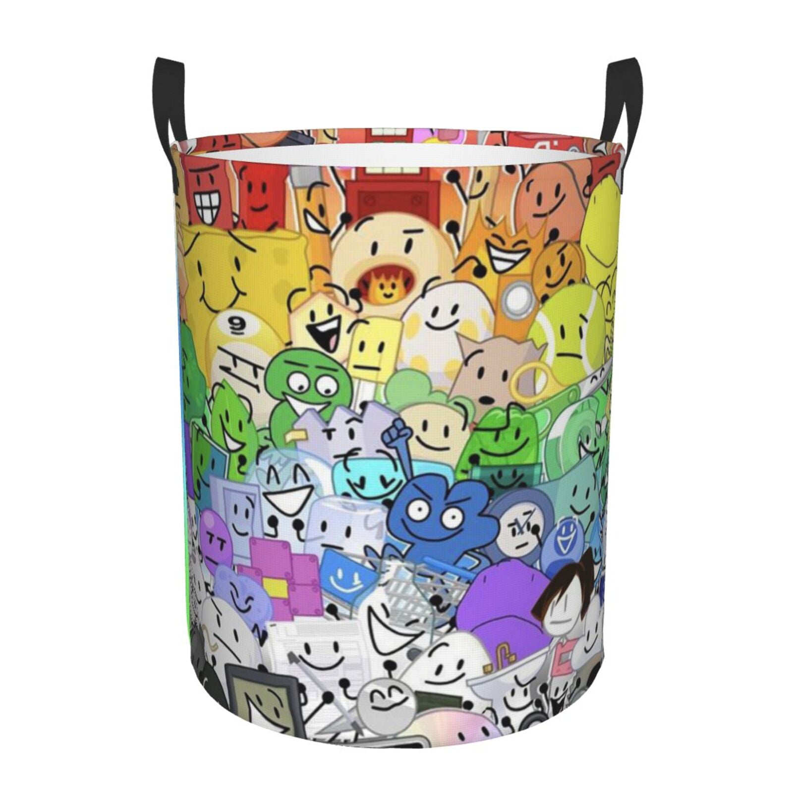 Battle For Dream Island Bfdi Laundry Hamper Lightweight Storage Basket ...