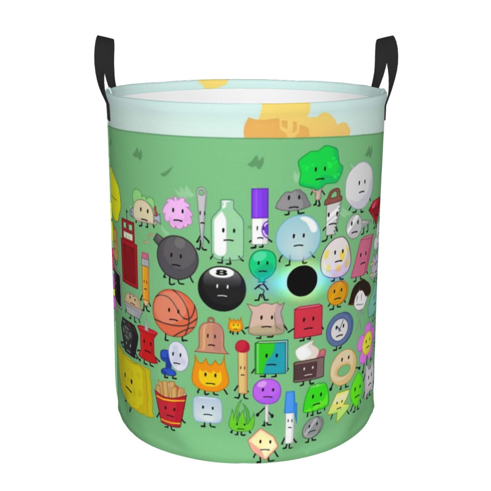 Battle For Dream Island Bfdi Laundry Hamper Lightweight Storage Basket ...