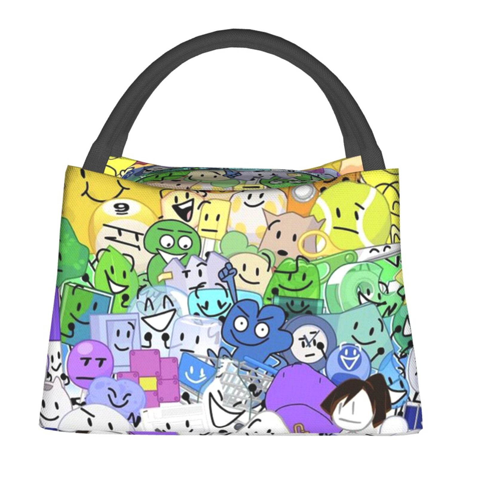 Battle For Dream Island Bfdi Lunch Bag Portable Reusable Tote Bag Lunch ...