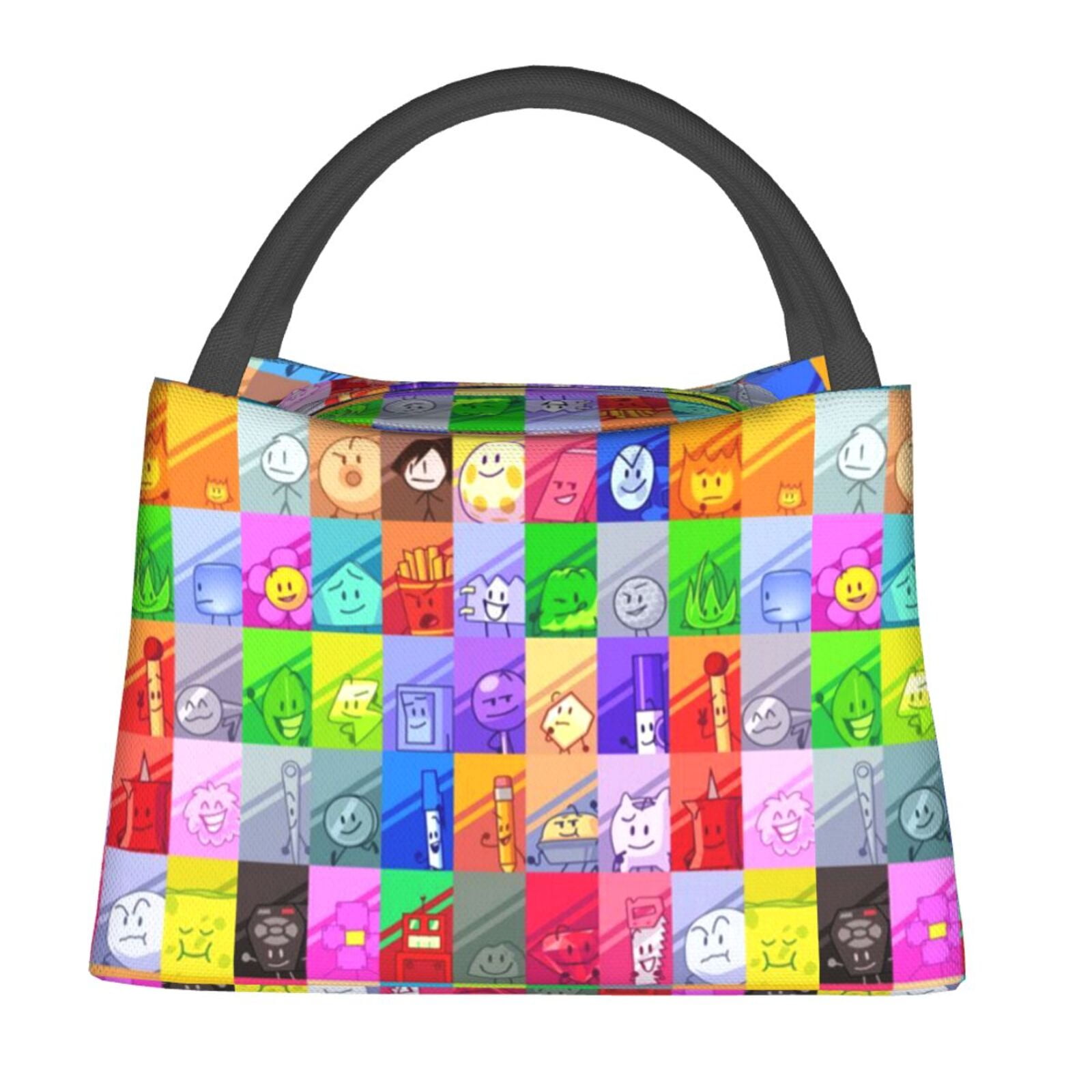 Battle For Dream Island Bfdi Lunch Bag Portable Reusable Tote Bag Lunch ...