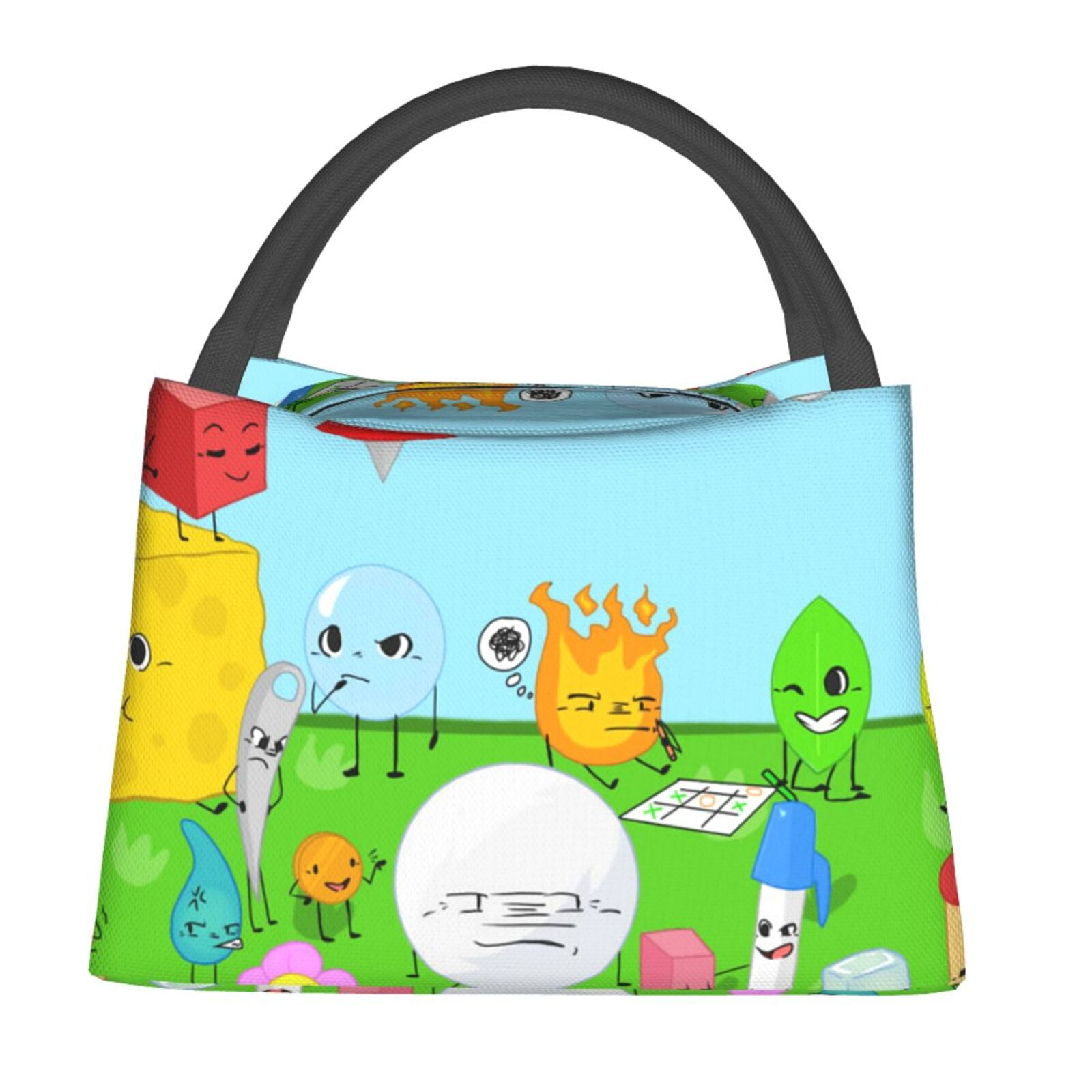 Battle For Dream Island Bfdi Lunch Bag Portable Reusable Tote Bag Lunch ...