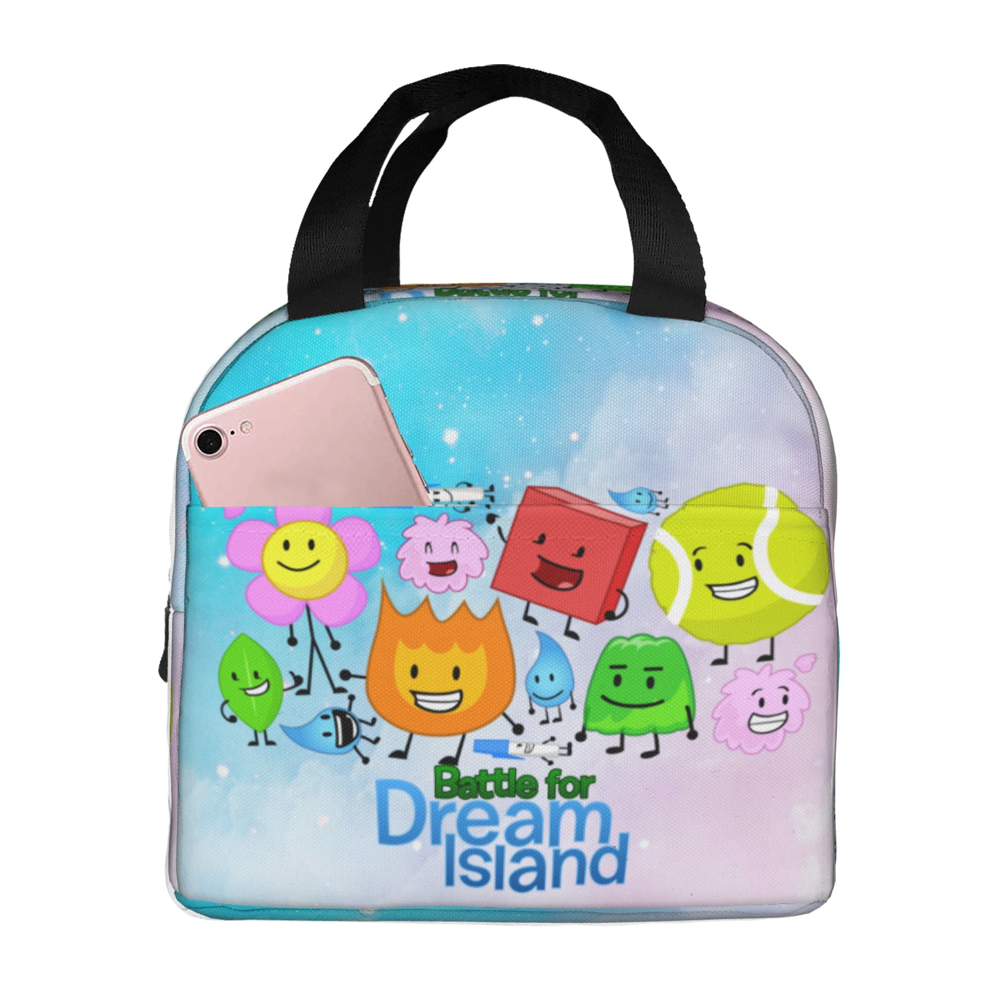 Battle For Dream Island Bfdi Lunch Bag Tote Bag Insulated Lunch Box ...