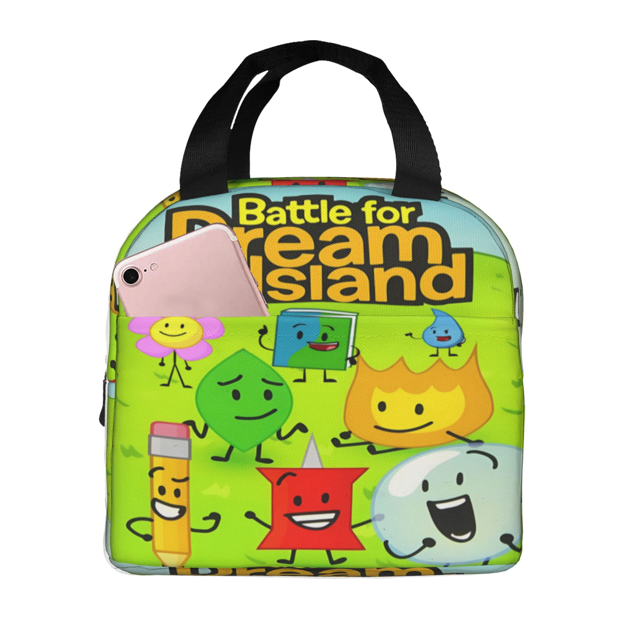 Battle For Dream Island Bfdi Lunch Bag Tote Bag Insulated Lunch Box ...