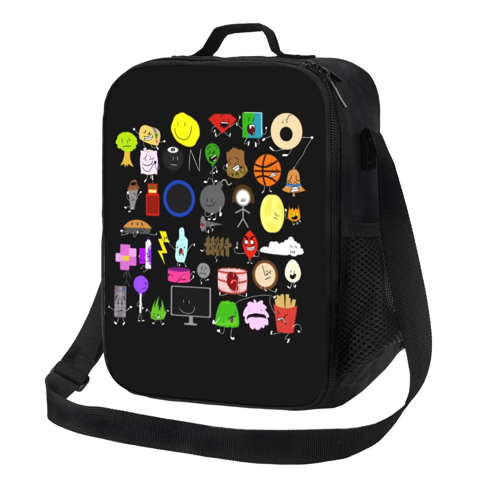 Battle For Dream Island Bfdi Lunch Bags Insulated Lunch Box Container ...