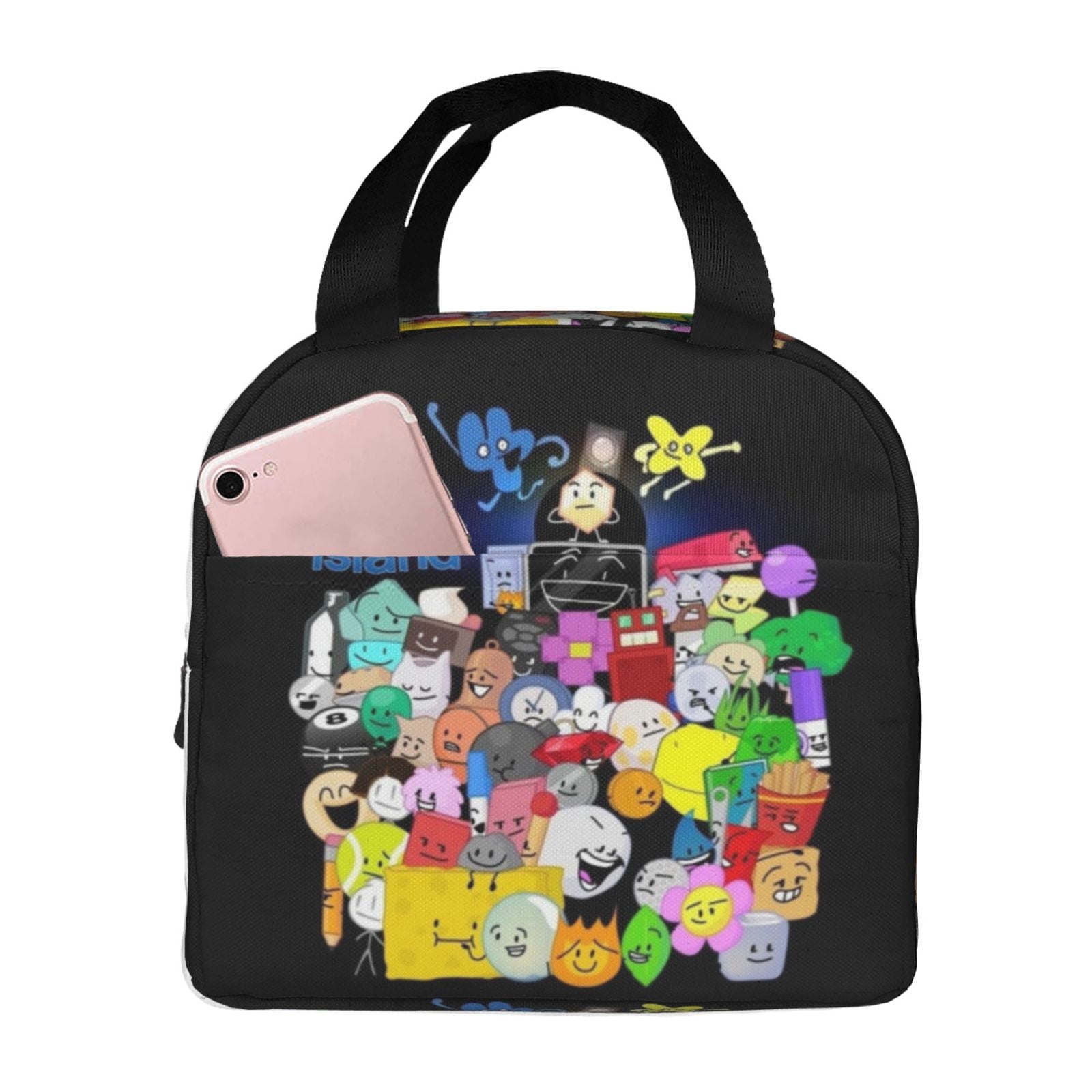 Battle For Dream Island Bfdi Lunch Bags Lunchbox Portable Tote Bag ...