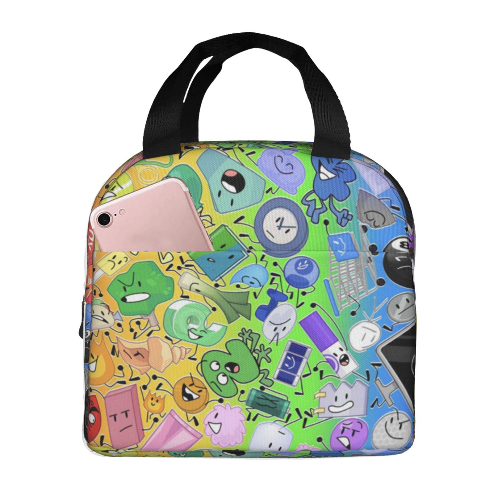 Battle For Dream Island Bfdi Lunch Bags Lunchbox Portable Tote Bag ...
