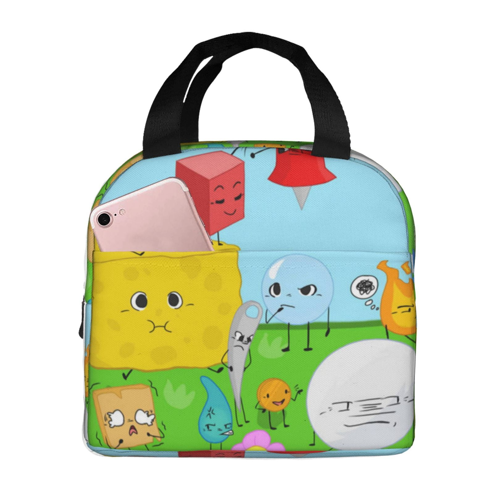 Battle For Dream Island Bfdi Lunch Bags Lunchbox Portable Tote Bag ...