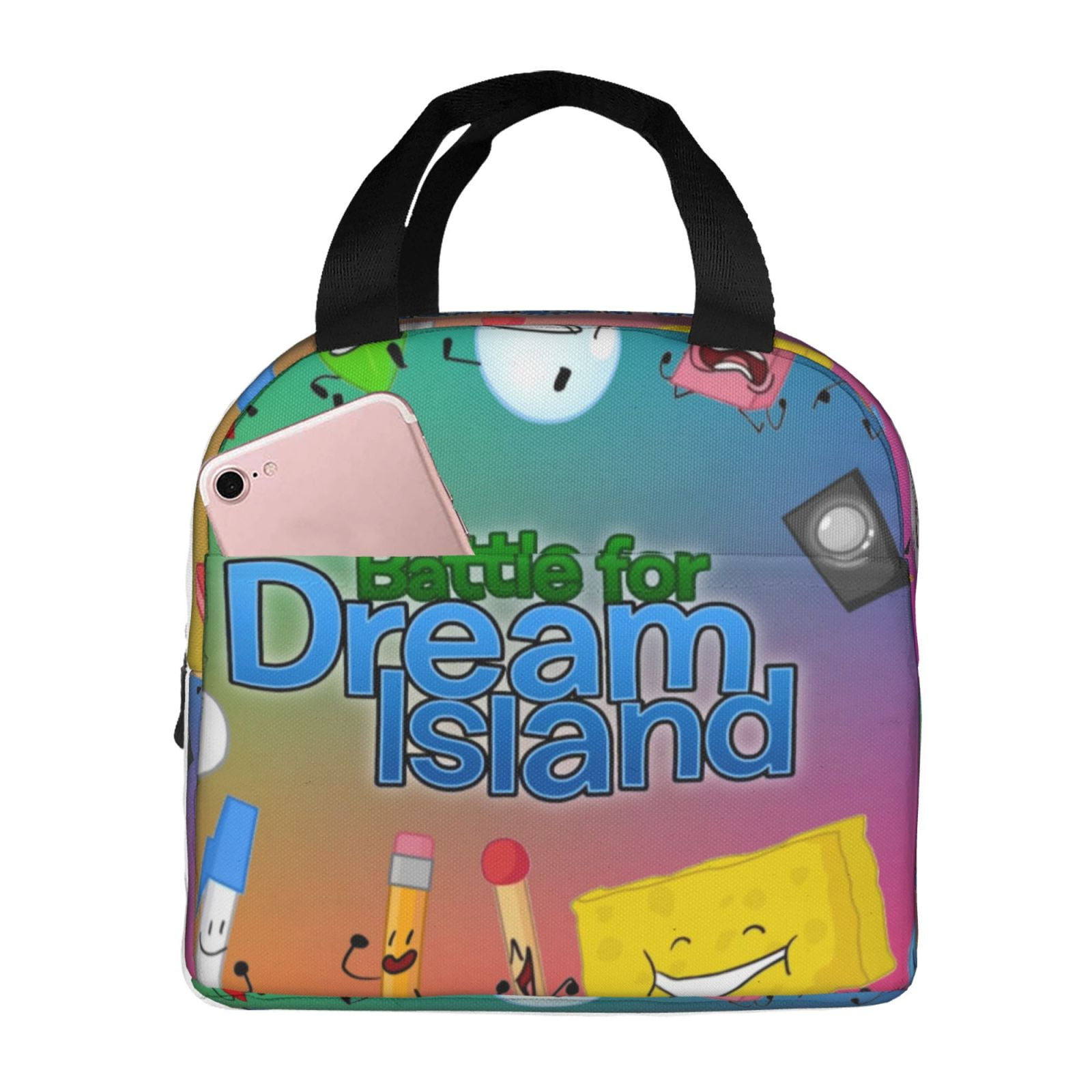 Battle For Dream Island Bfdi Lunch Bags Lunchbox Portable Tote Bag ...