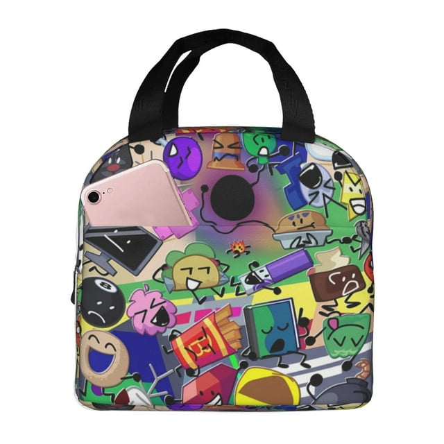 Battle For Dream Island Bfdi Lunch Box Lunch Bag Reusable Insulated ...