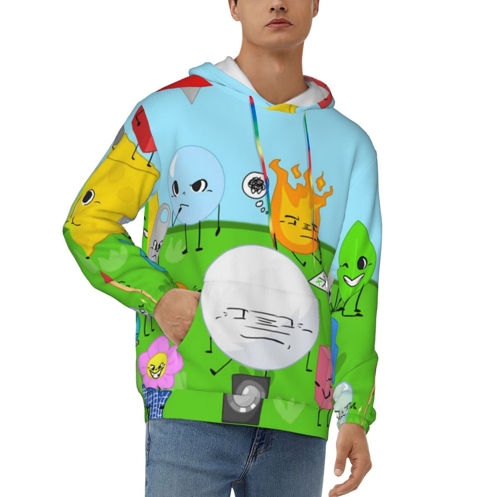 Battle For Dream Island Bfdi Mens Athletic Hoodies Fashion Active ...