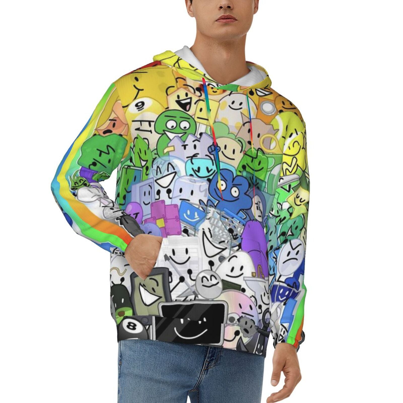 Battle For Dream Island Bfdi Mens Athletic Hoodies Fashion Active ...