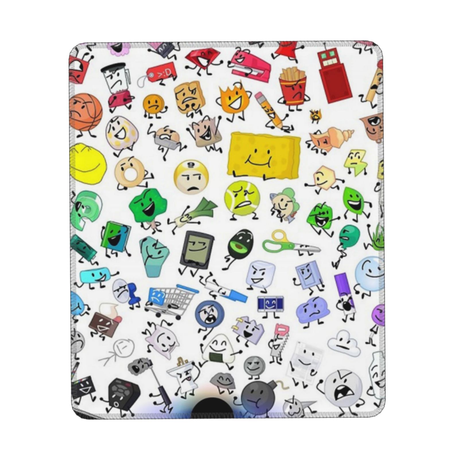 Battle For Dream Island Bfdi Mouse Pad Non-Slip Rubber Desktop ...