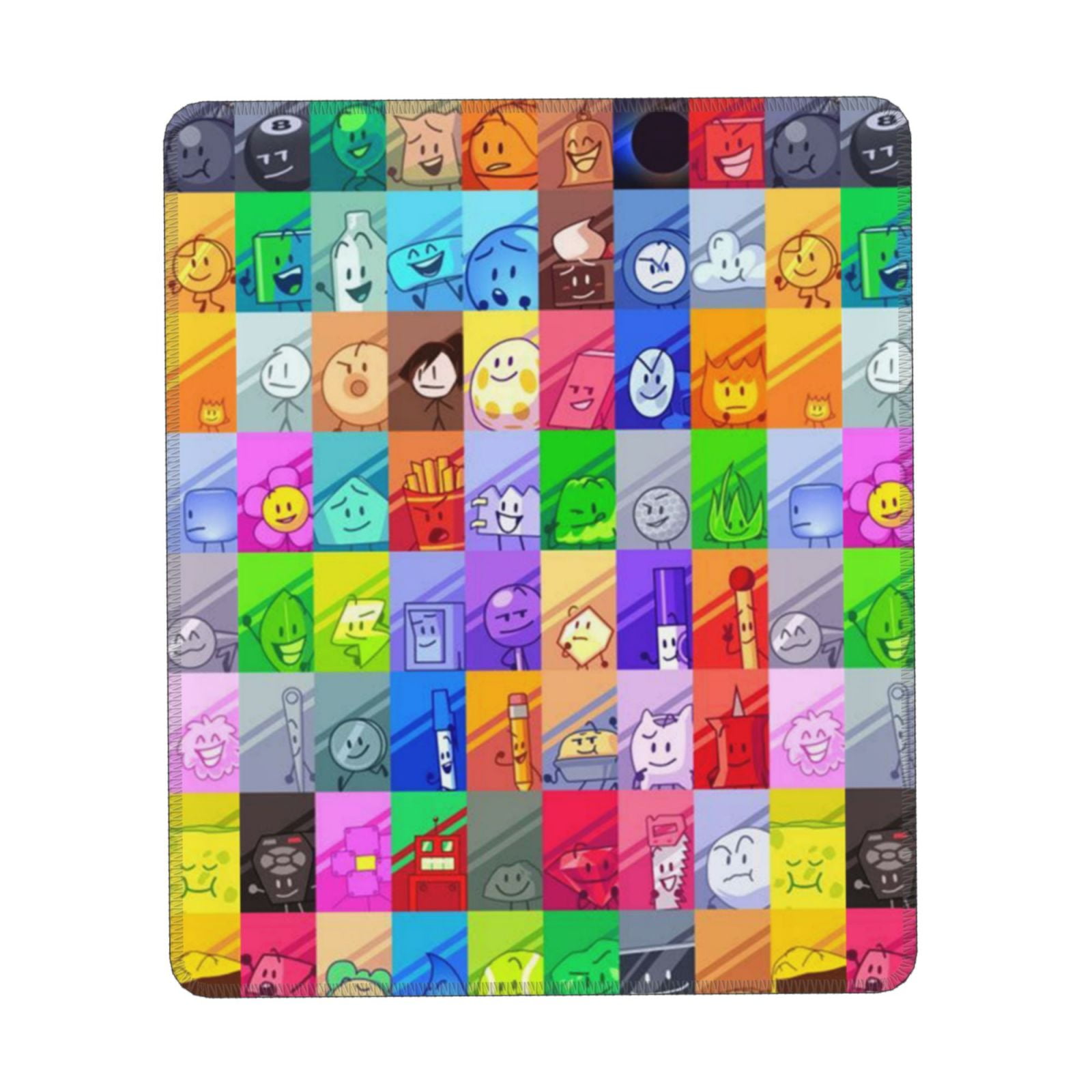 Battle For Dream Island Bfdi Mouse Pad Non-Slip Rubber Desktop ...