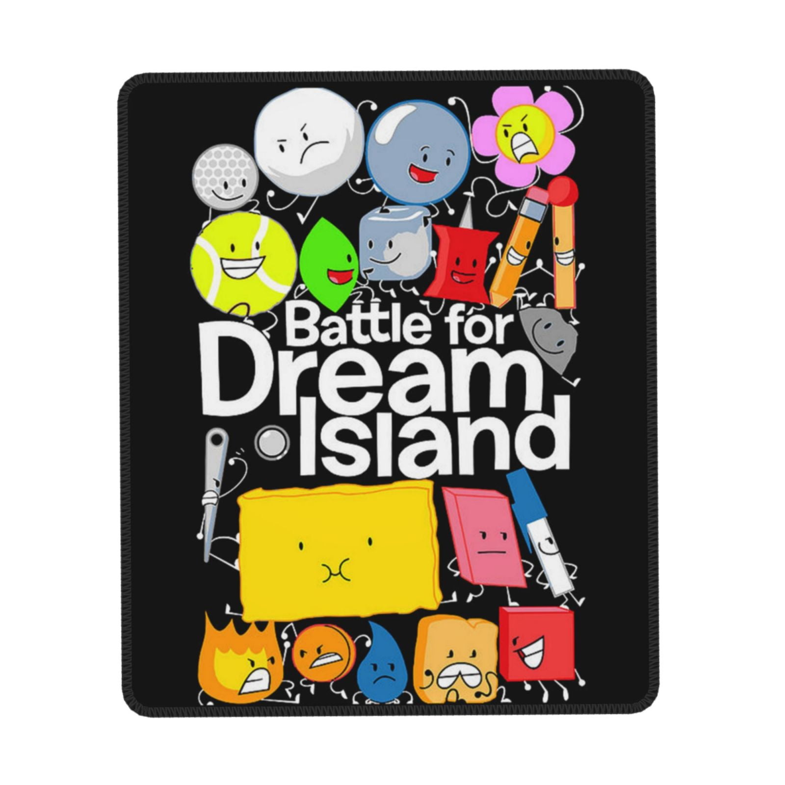 Battle For Dream Island Bfdi Mouse Pad Non-Slip Rubber Desktop ...