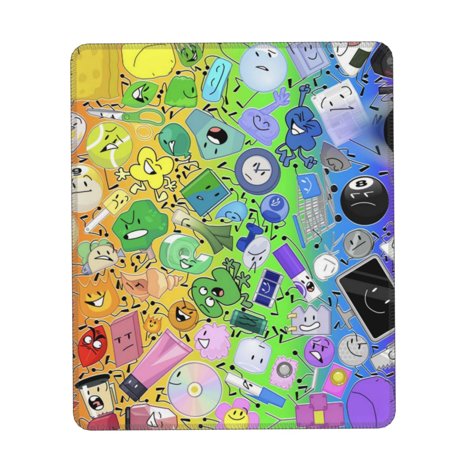 Battle For Dream Island Bfdi Mouse Pad Non-Slip Rubber Desktop ...