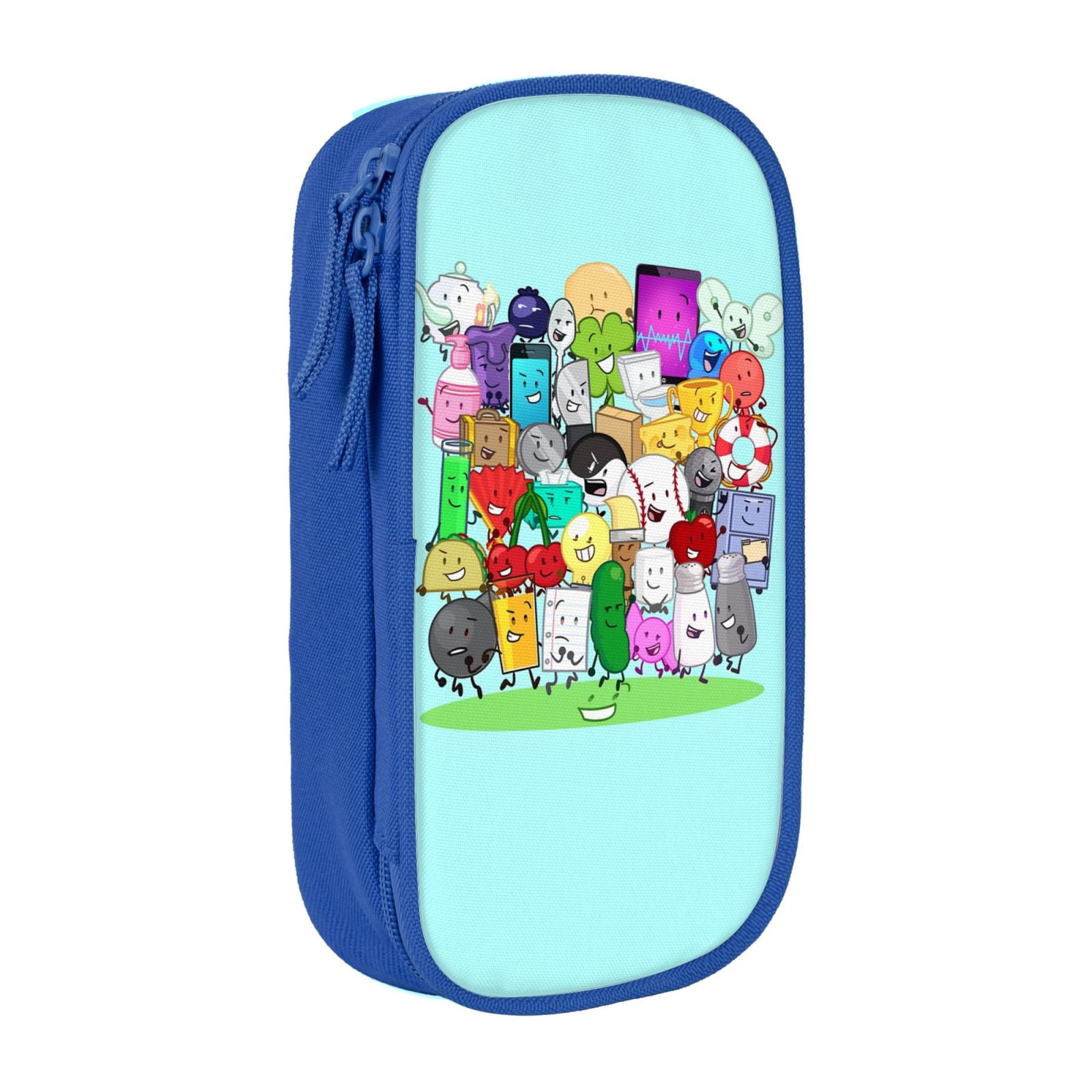 Battle For Dream Island Bfdi Pencil Case, Multipurpose Pencase ,Large ...
