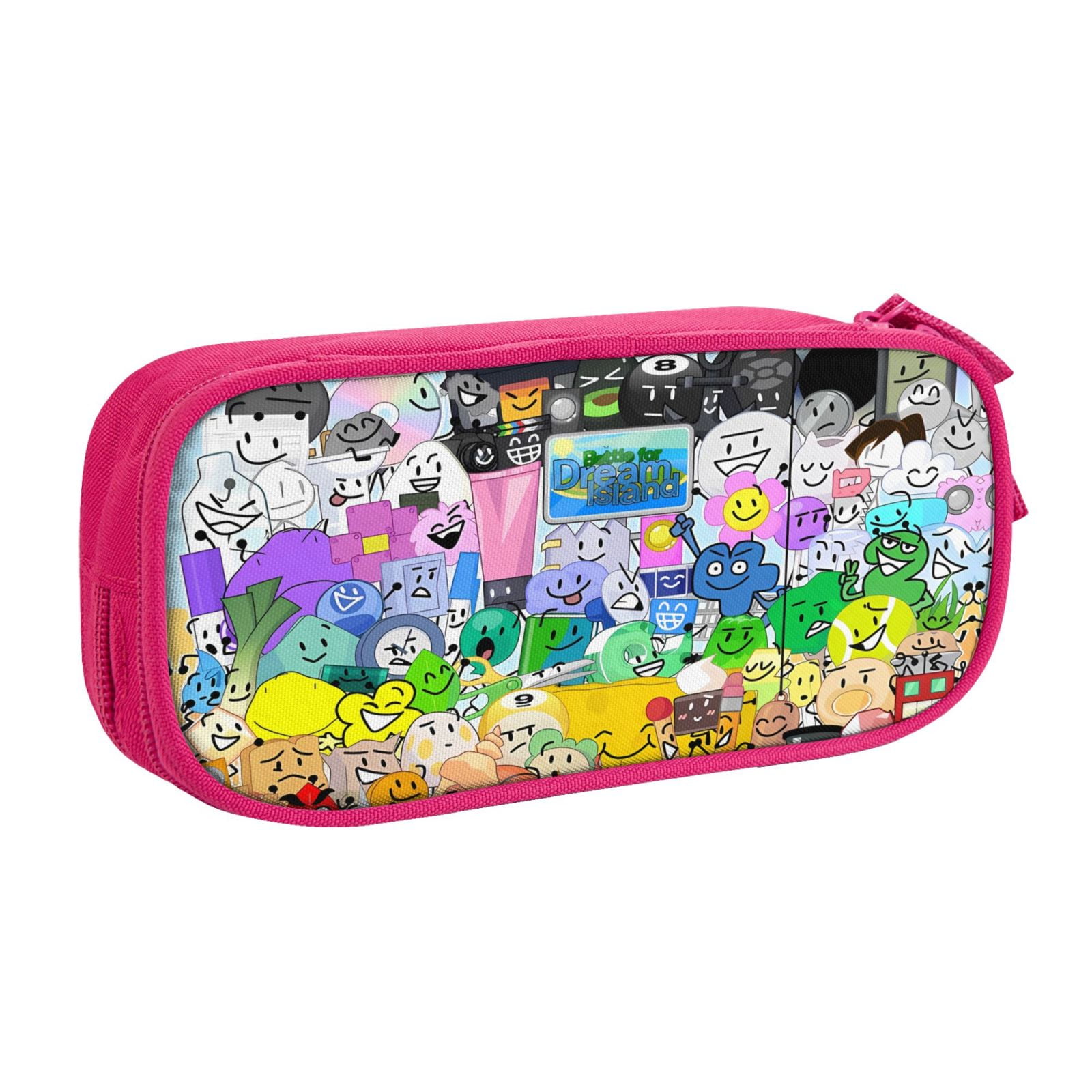Battle For Dream Island Bfdi Pencil Case, Multipurpose Pencase ,Large ...