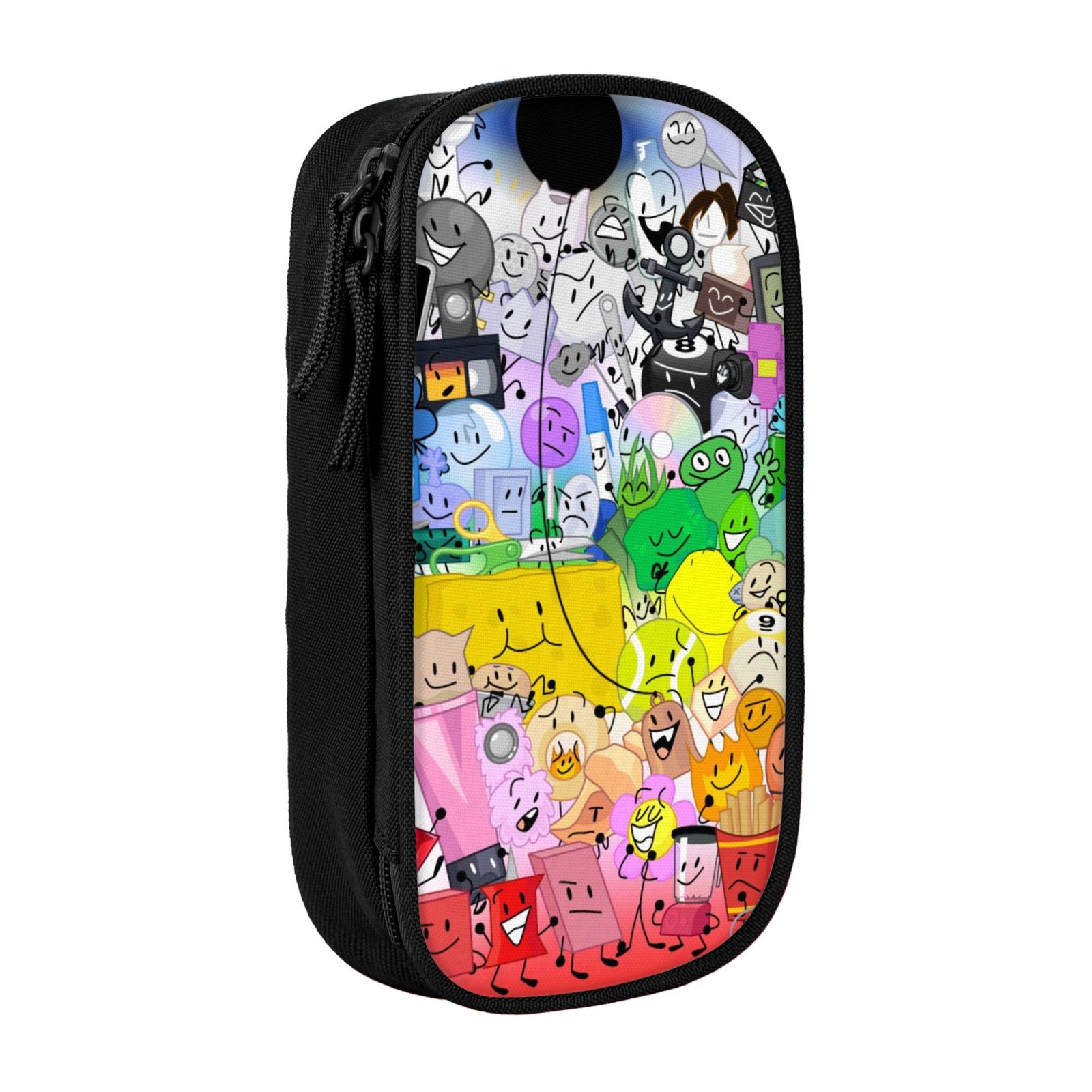 Battle For Dream Island Bfdi Pencil Case, Multipurpose Pencase ,Large ...