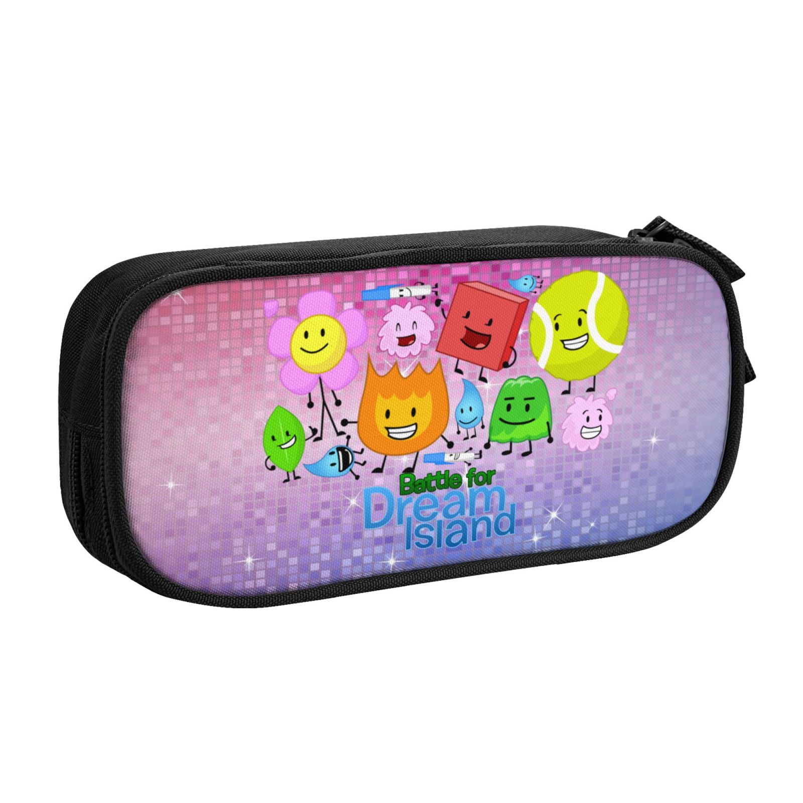 Battle For Dream Island Bfdi Pencil Case, Multipurpose Pencase ,Large ...