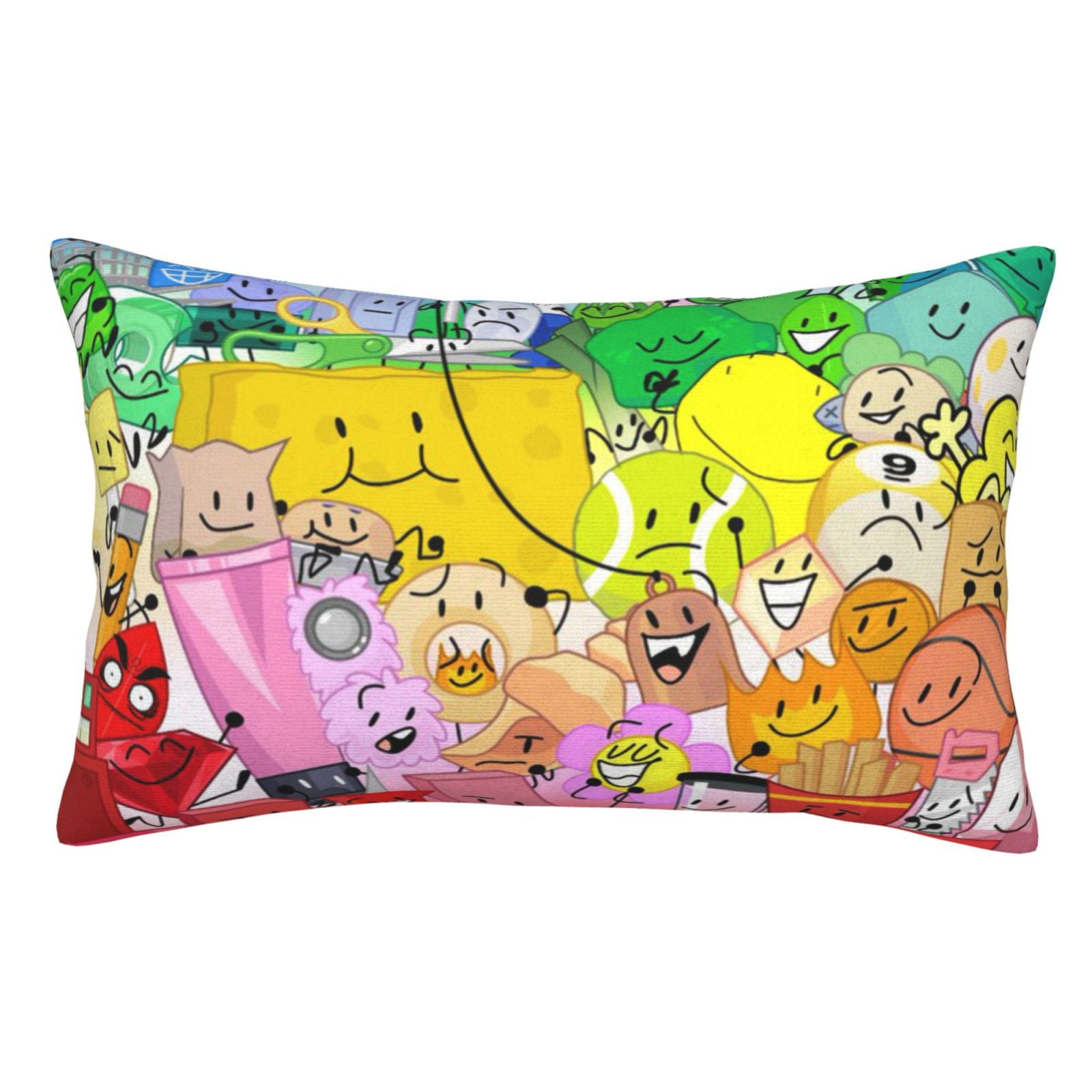 Battle For Dream Island Bfdi Pillowcases Soft Pillow Holder Decorative ...