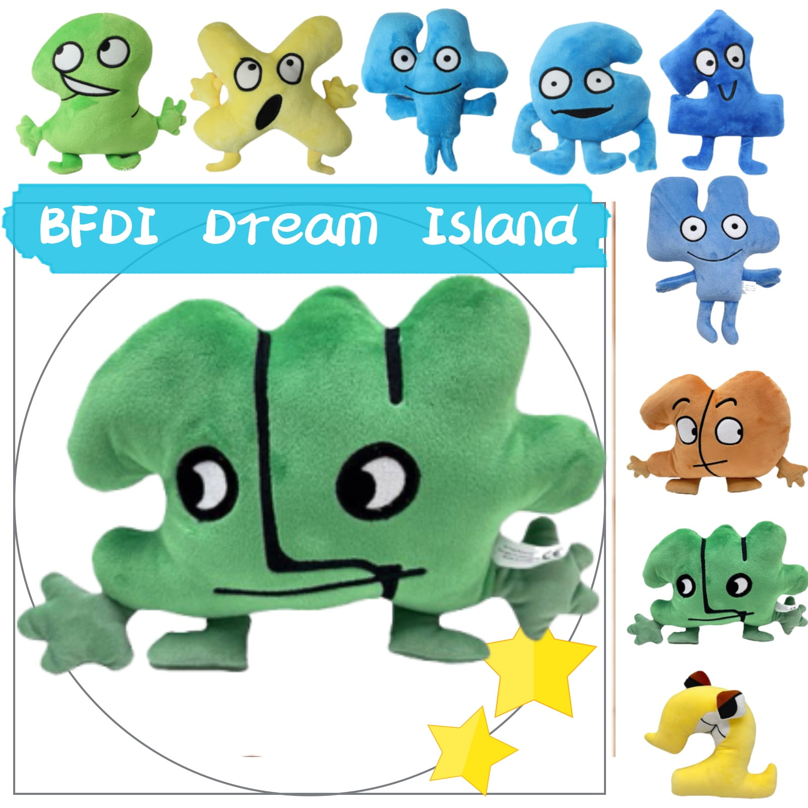 Battle For Dream Island, Bfdi Plushies, Battle for Dream Island Plush ...