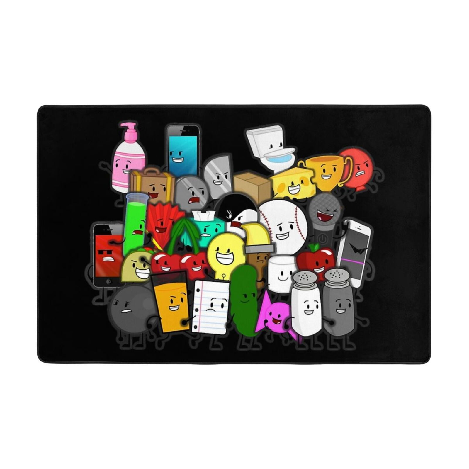 Battle For Dream Island Bfdi Rugs Washable Cover Floor Rug Carpets ...
