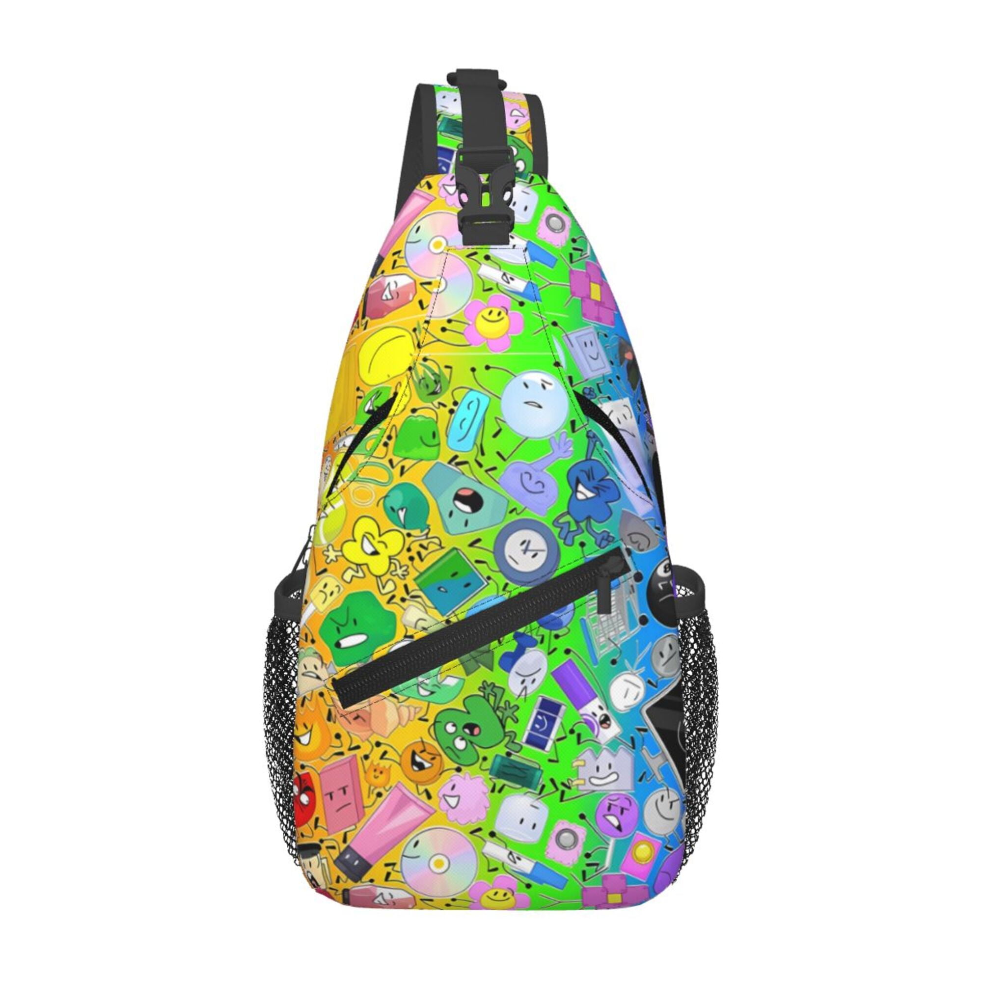 Battle For Dream Island Bfdi Sling Bag Crossbody Sling Backpack Chest ...