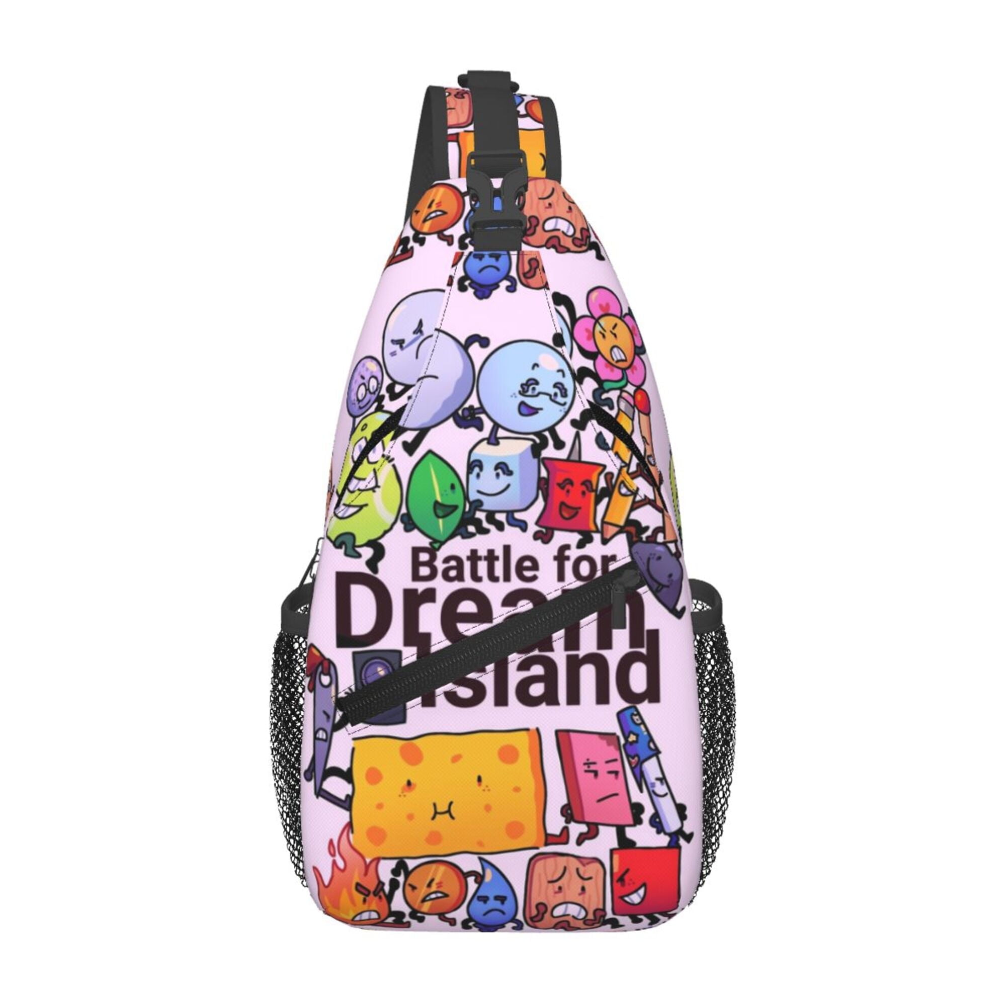 Battle For Dream Island Bfdi Sling Bag Crossbody Sling Backpack Chest ...