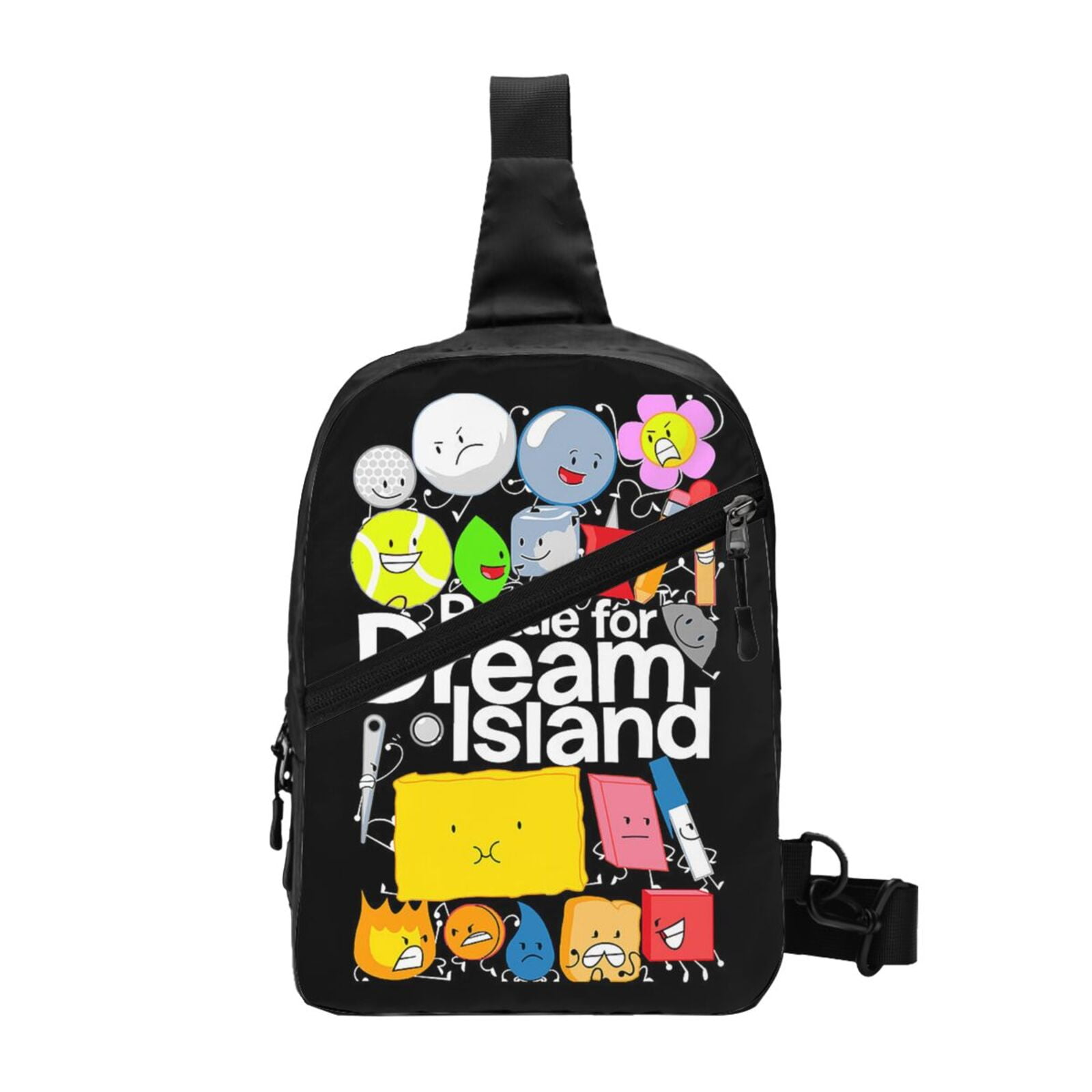Battle For Dream Island Bfdi Sling Crossbody Backpack Shoulder Bag ...