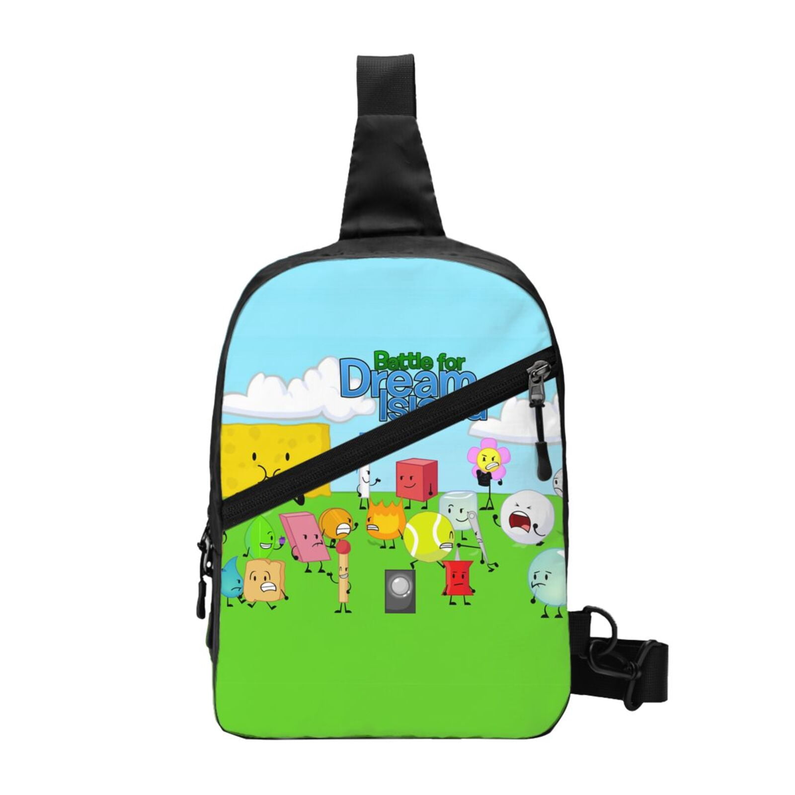 Battle For Dream Island Bfdi Sling Crossbody Backpack Shoulder Bag ...