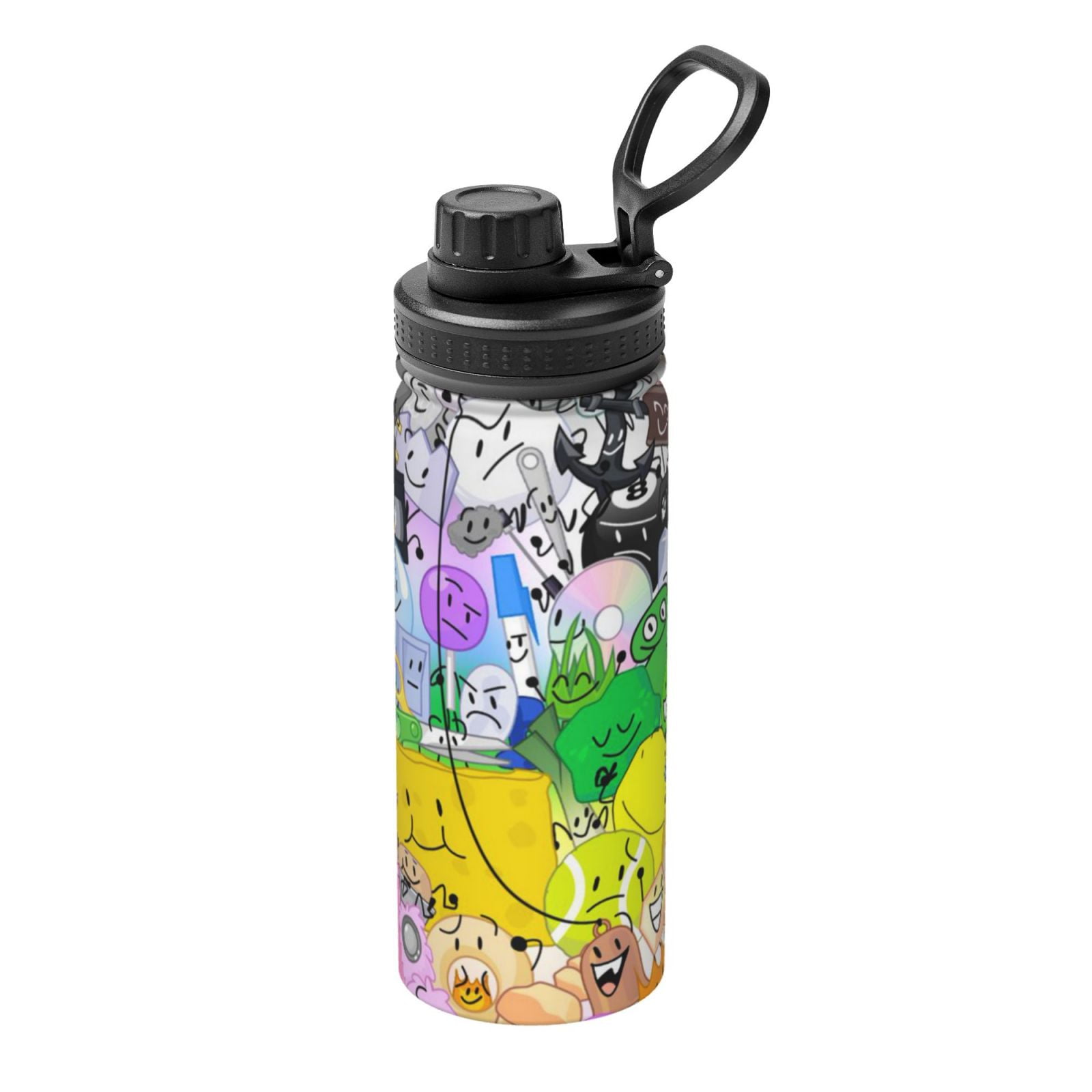 Battle For Dream Island Bfdi Stainless Steel Water Bottle 18oz Sports ...