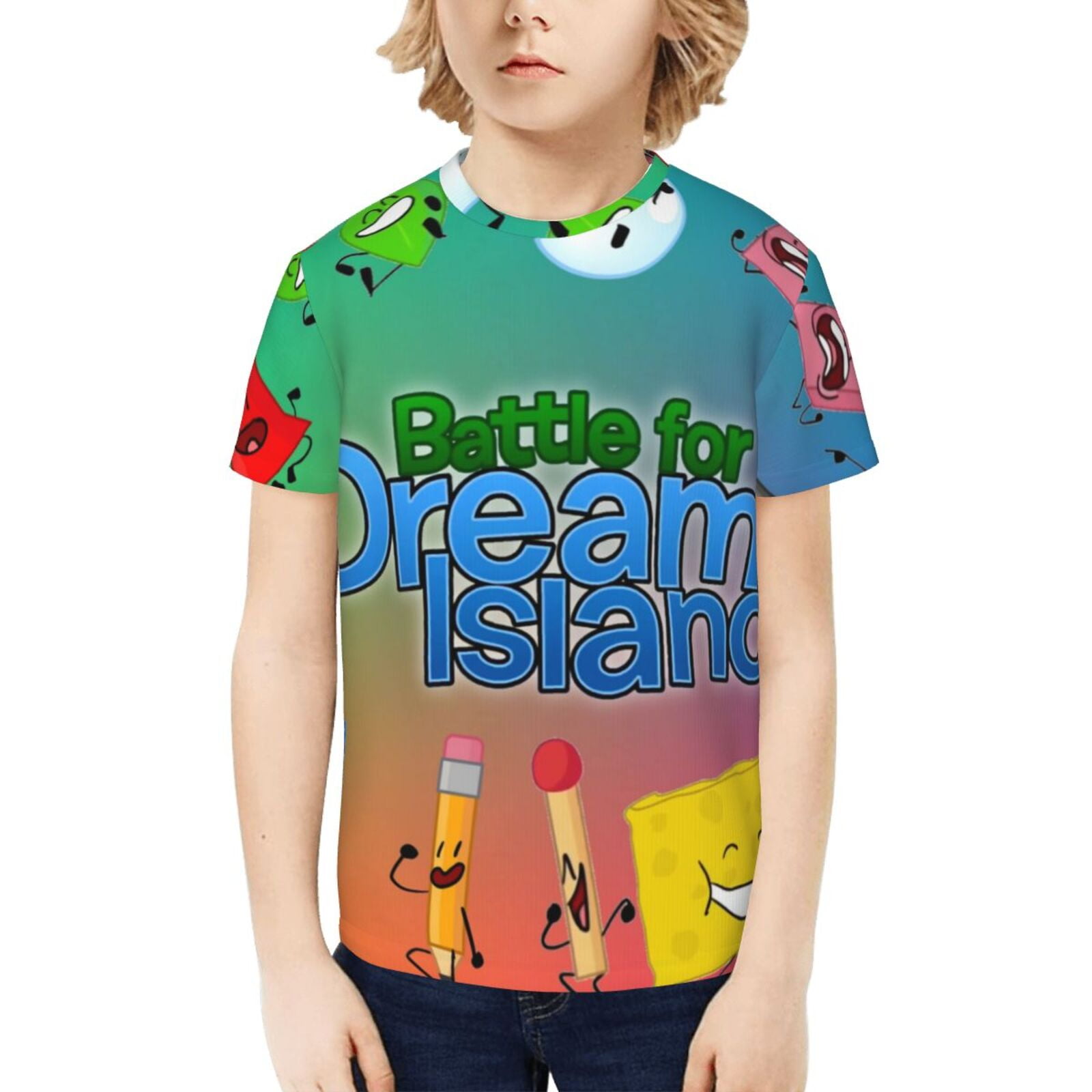 Battle For Dream Island Bfdi T-Shirts Summer Short Sleeved Shirt For ...