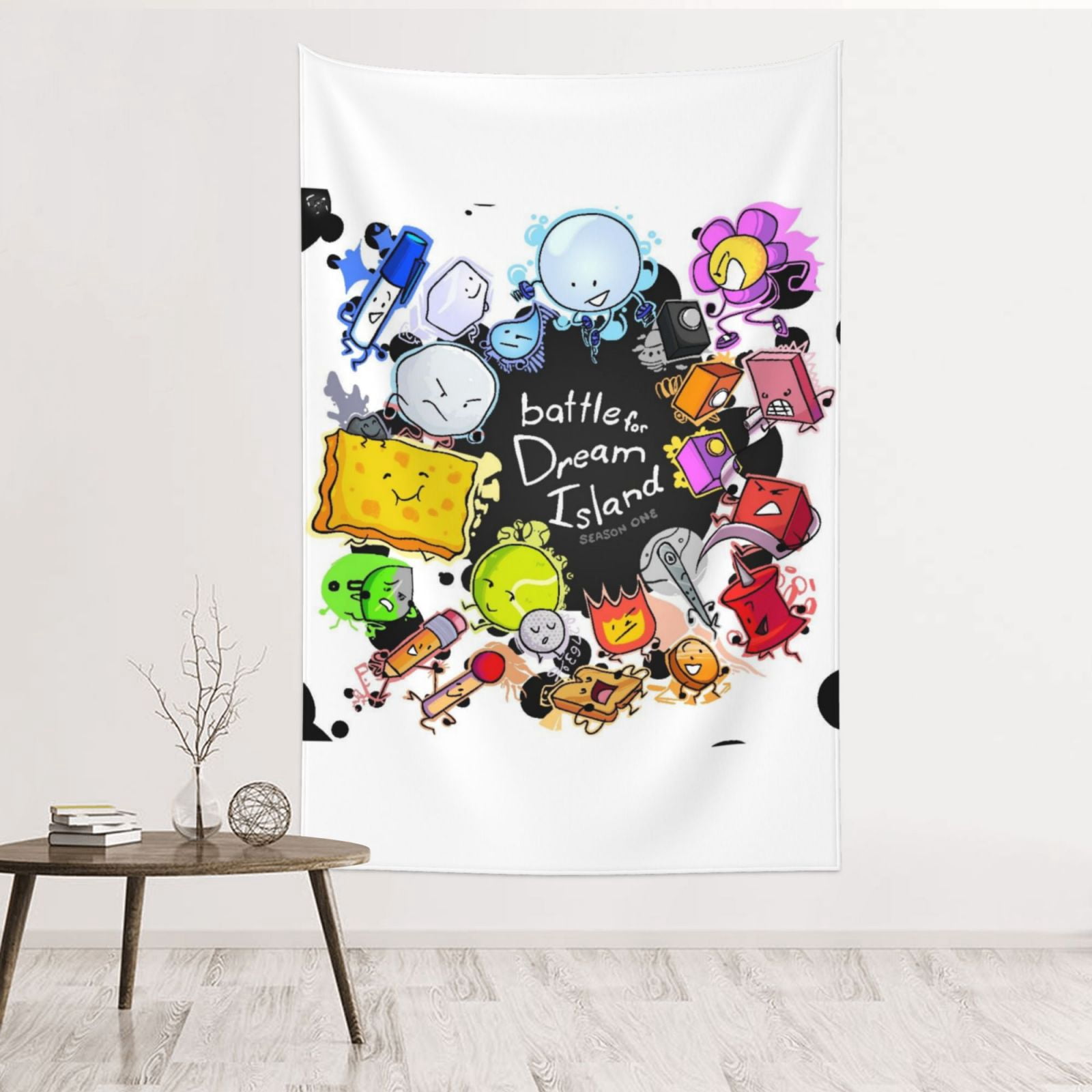 Battle For Dream Island Bfdi Tapestry Wall Hanging Home Decoration Wall ...