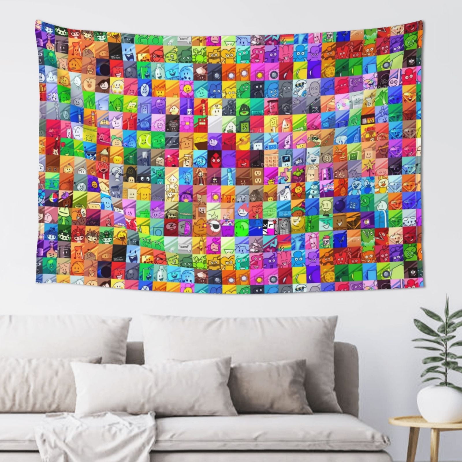 Battle For Dream Island Bfdi Tapestry Wall Hanging Home Decoration Wall ...