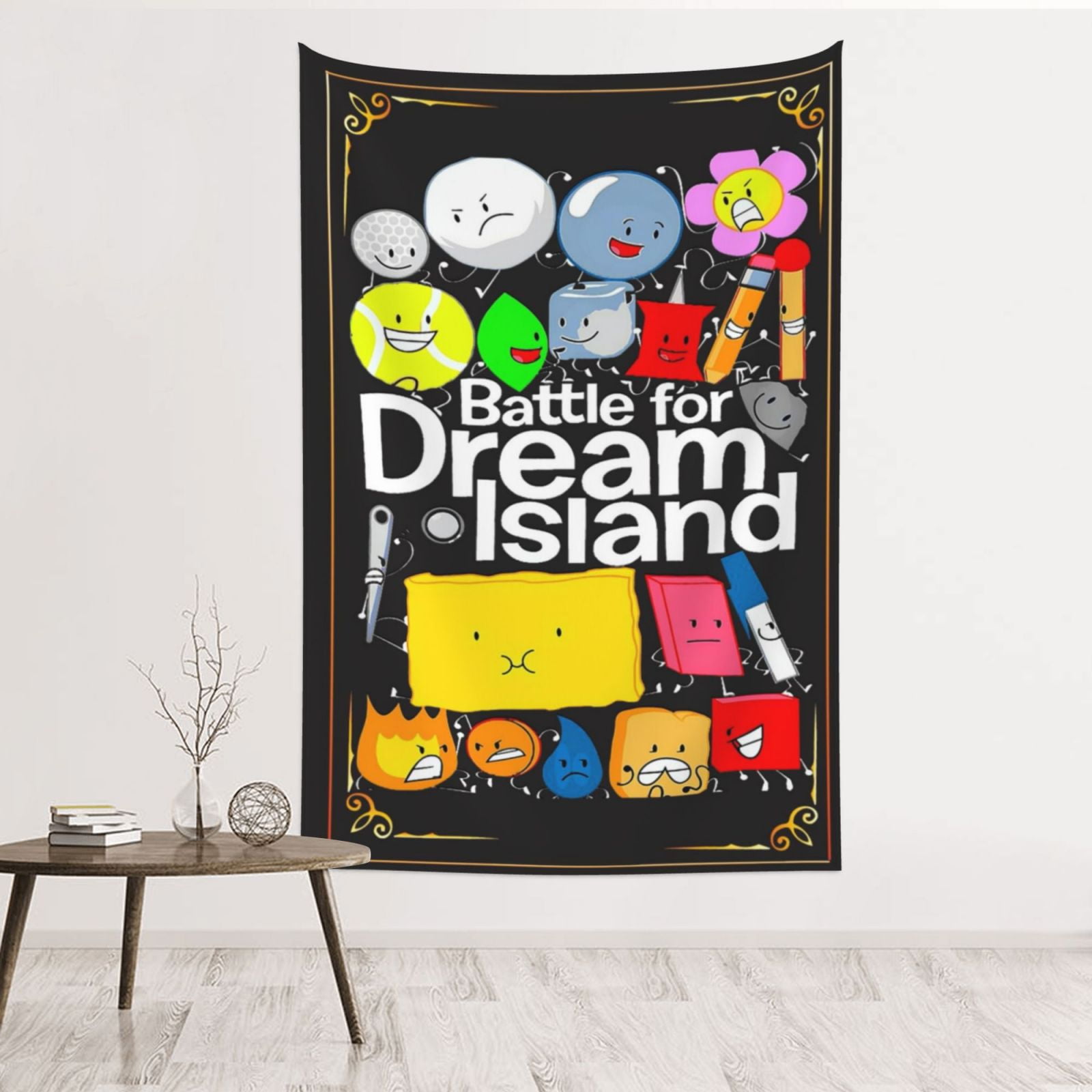 Battle For Dream Island Bfdi Tapestry Wall Hanging Home Decoration Wall ...
