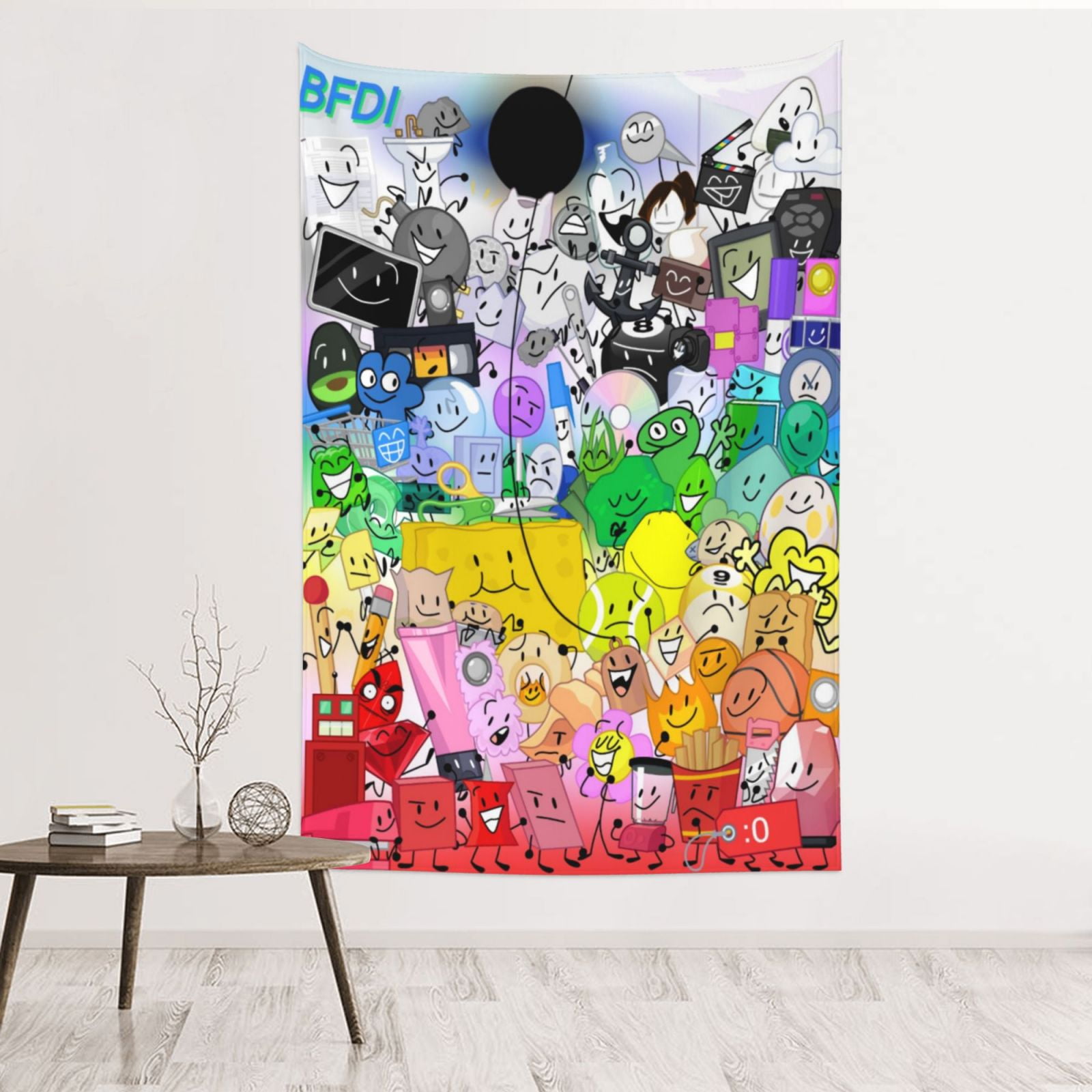 Battle For Dream Island Bfdi Tapestry Wave Wall Hanging Home Decoration ...