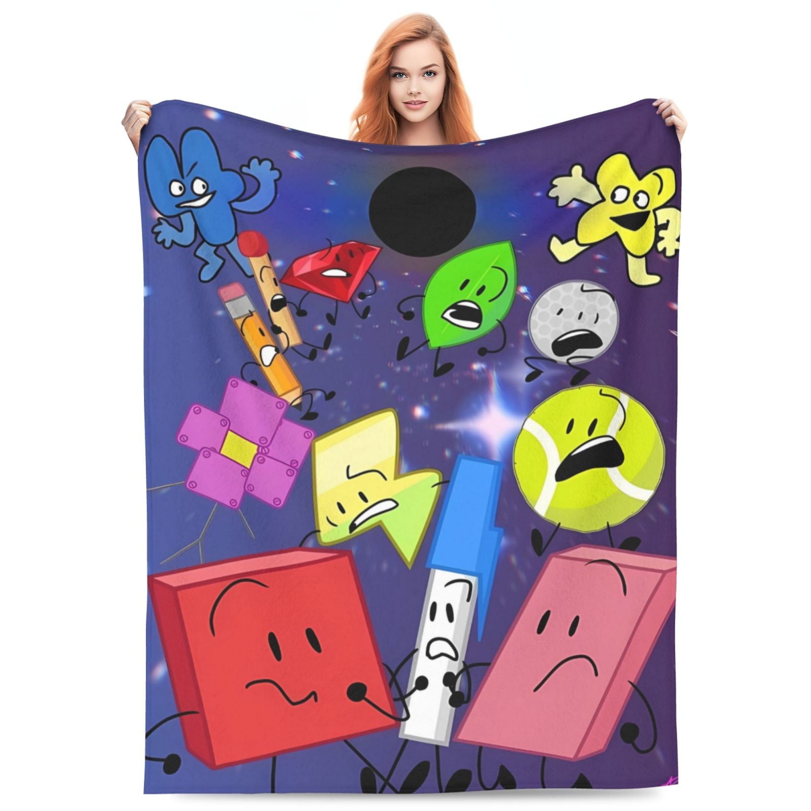 Battle For Dream Island Bfdi Throw Blanket Couch Bed Sofa Soft ...