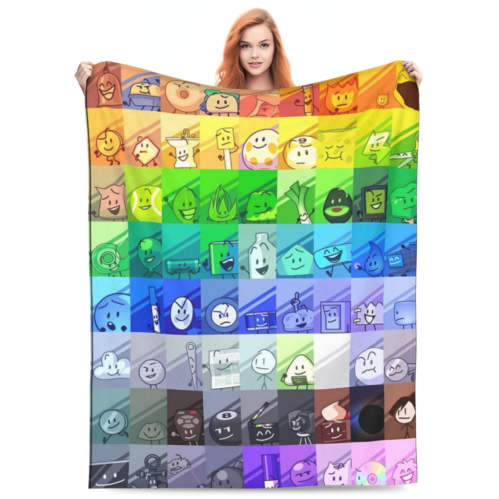 Battle For Dream Island Bfdi Throw Blanket Couch Bed Sofa Soft ...