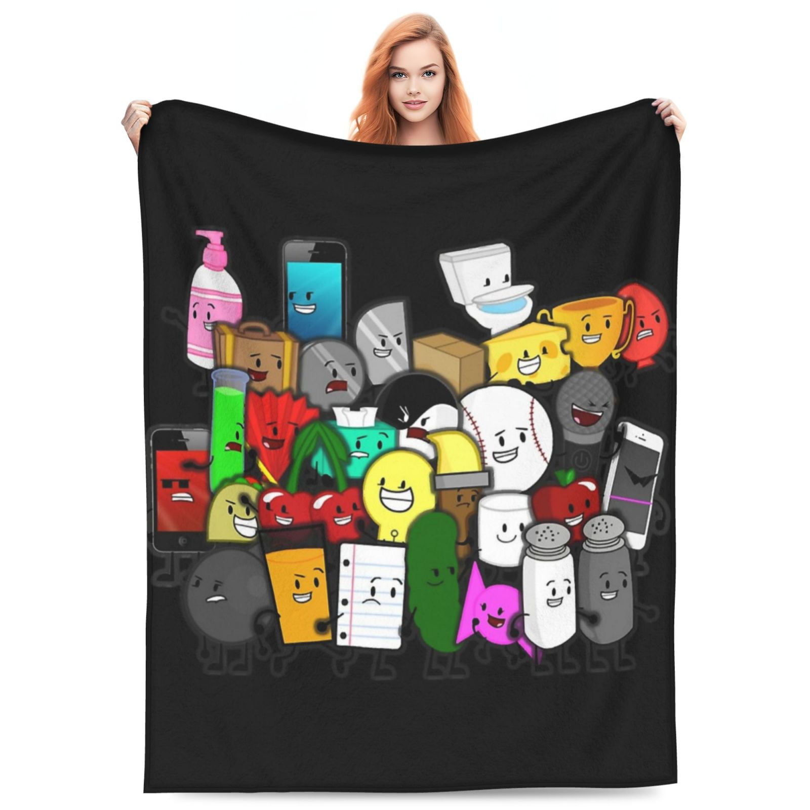 Battle For Dream Island Bfdi Throw Blanket Couch Bed Sofa Soft ...