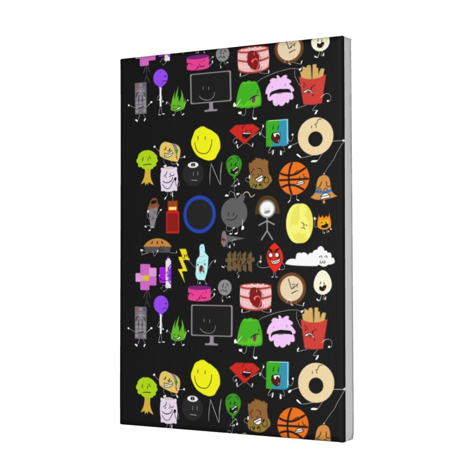 Battle For Dream Island Bfdi Wall Art Digitally Printed Canvas ...